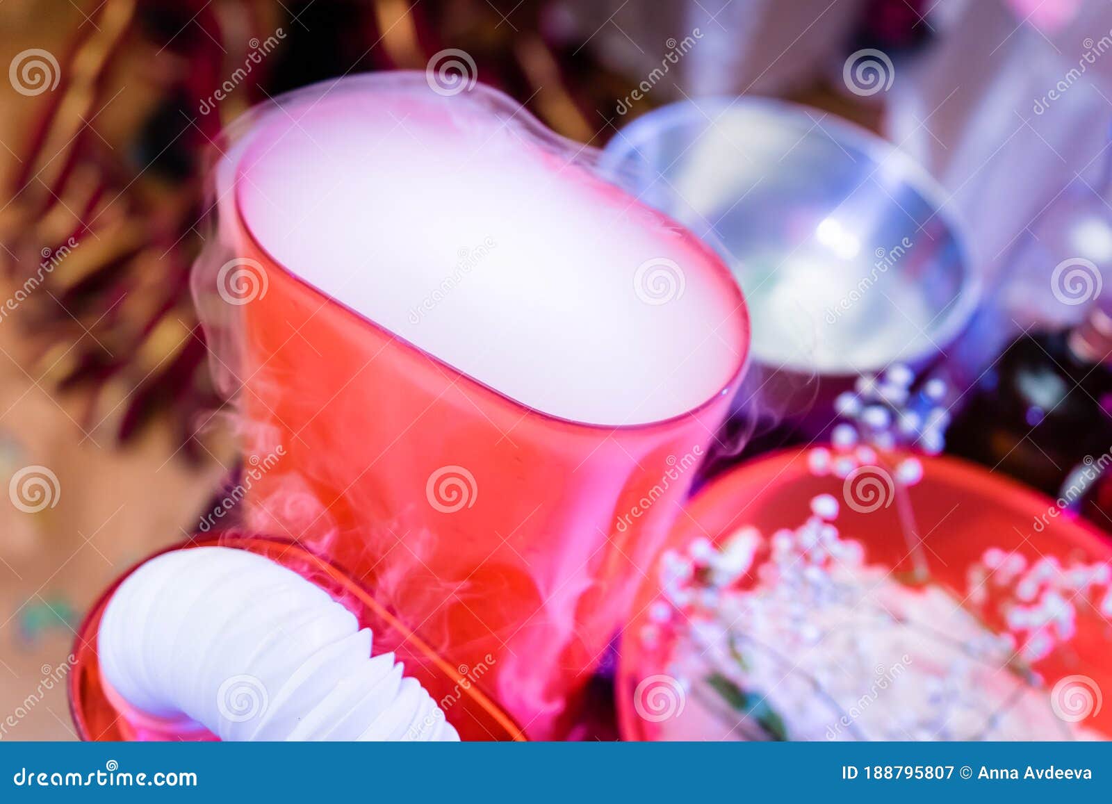 A Bowl of Steam in a Chemical Laboratory. Stock Image - Image of ...