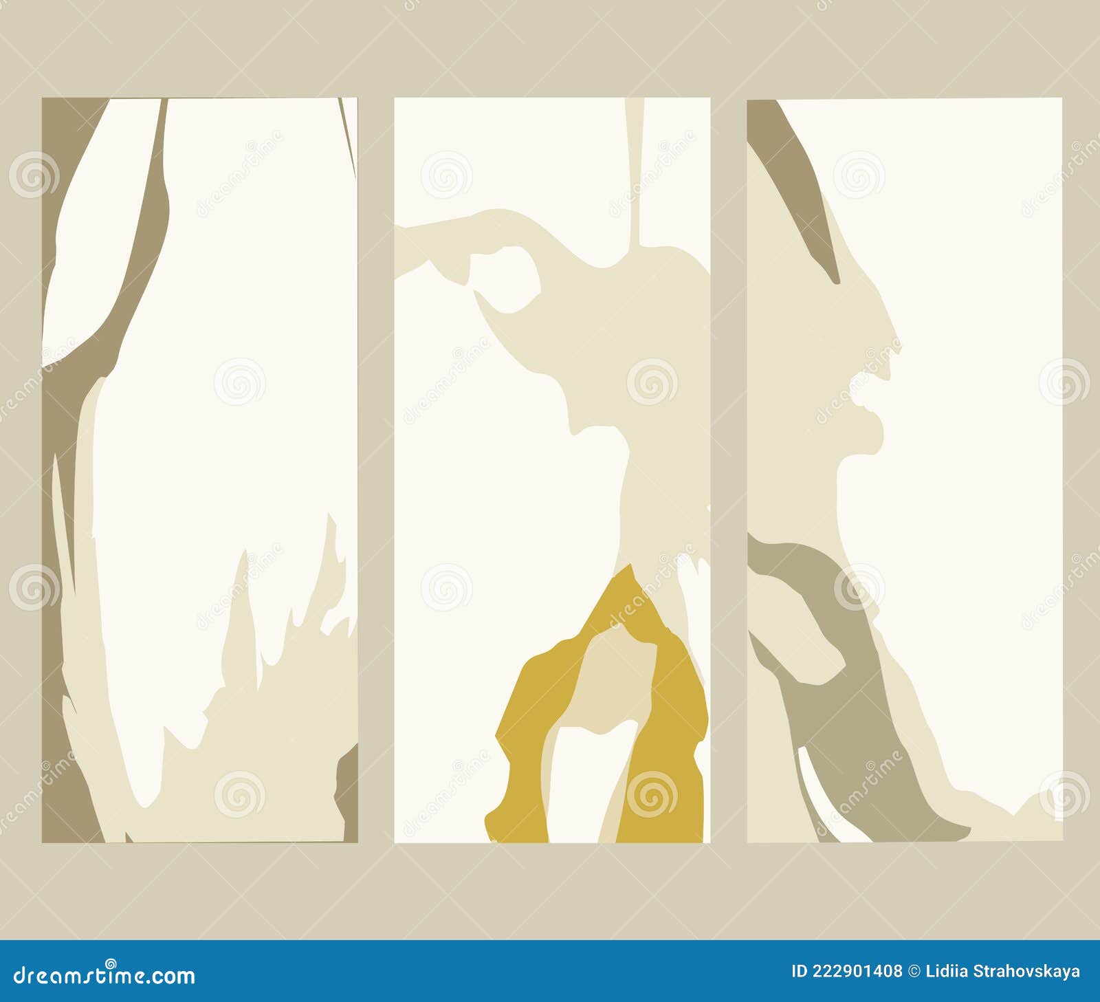 Set of Contemporary Art Prints. Modern Vector Design. Stock Vector ...