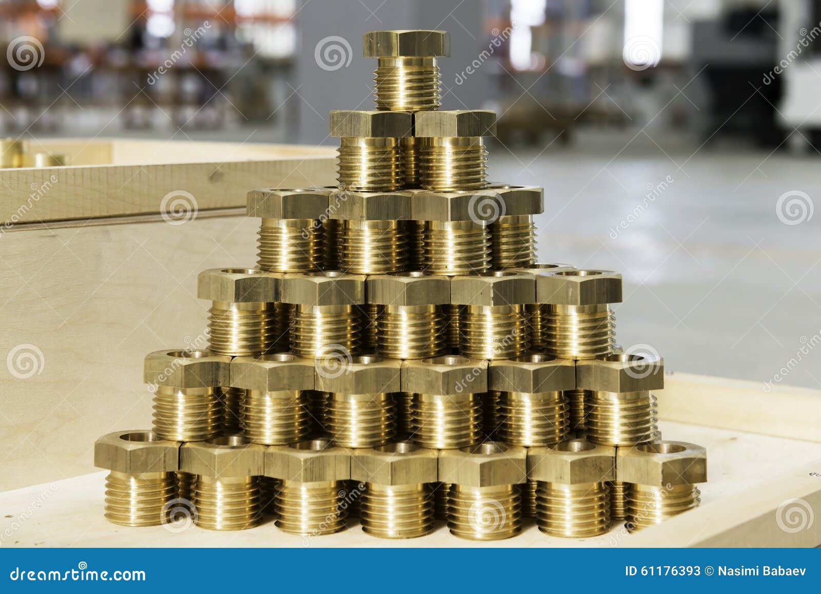 Set of copper skrew stock image. Image of industry, head - 61176393