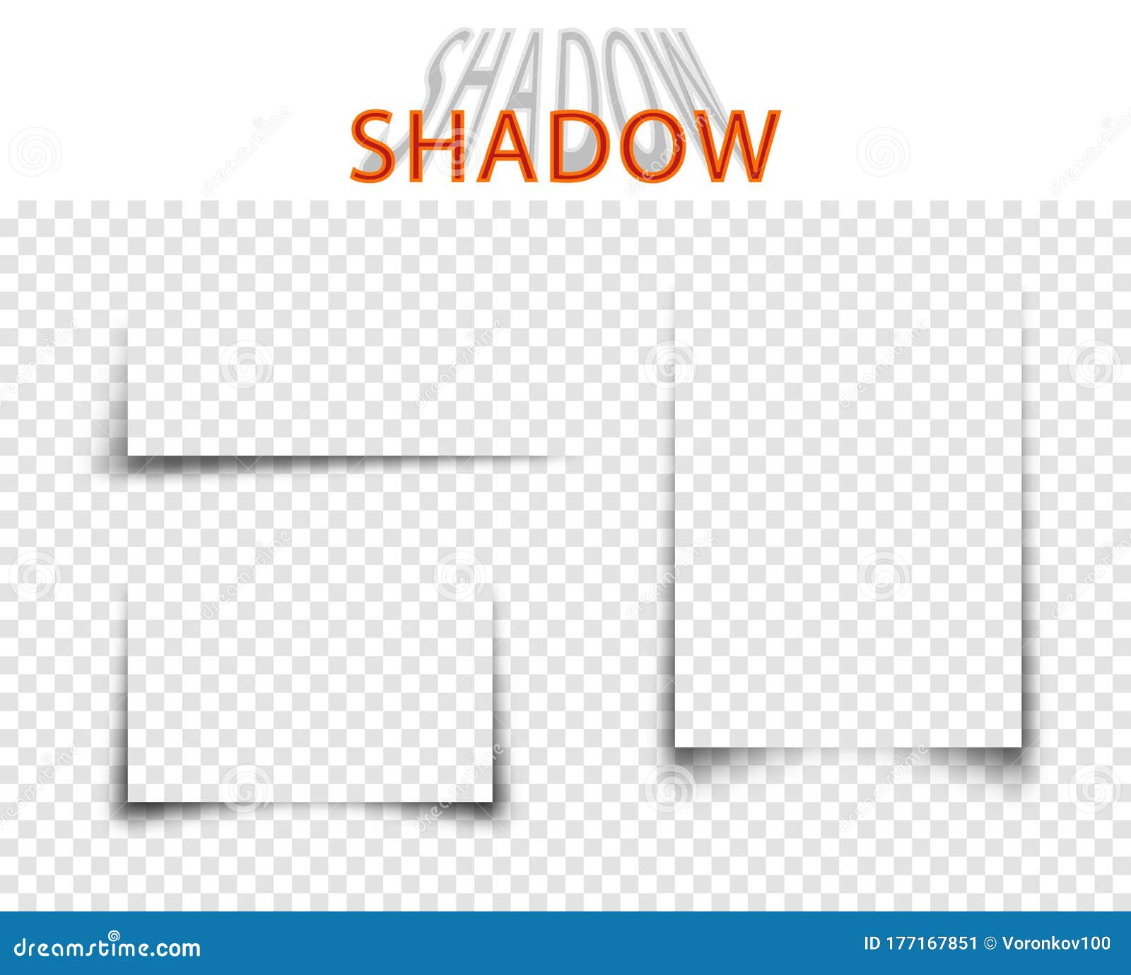 A Set Of Corner Shadows For Sheets Of Paper, Banners, And Posters. Dark ...