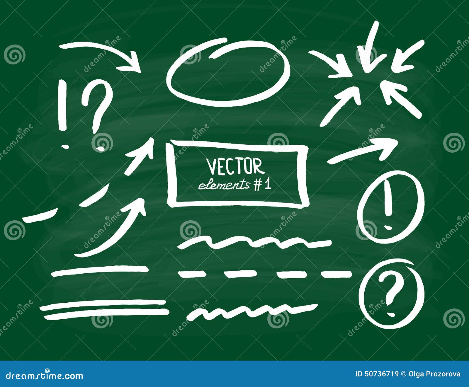 Set of Correction and Highlight Elements, Part 1 Stock Vector ...