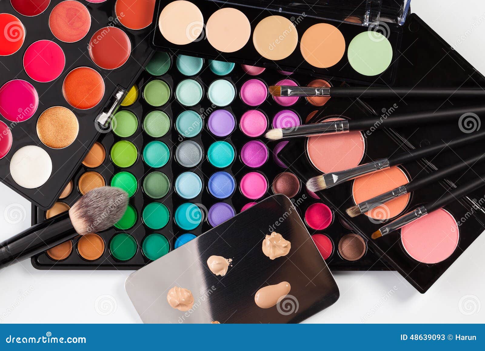 Set of cosmetics stock image. Image of colored, colors - 48639093