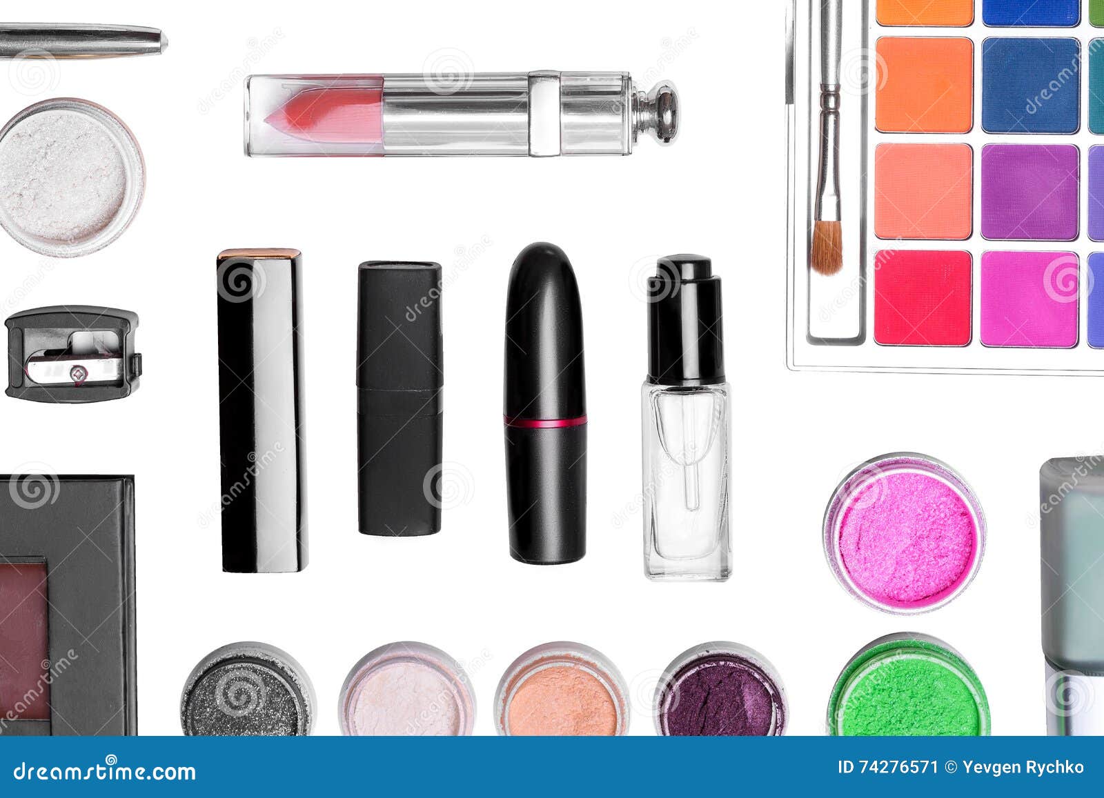 The set of cosmetics. stock image. Image of facial, beauty - 74276571