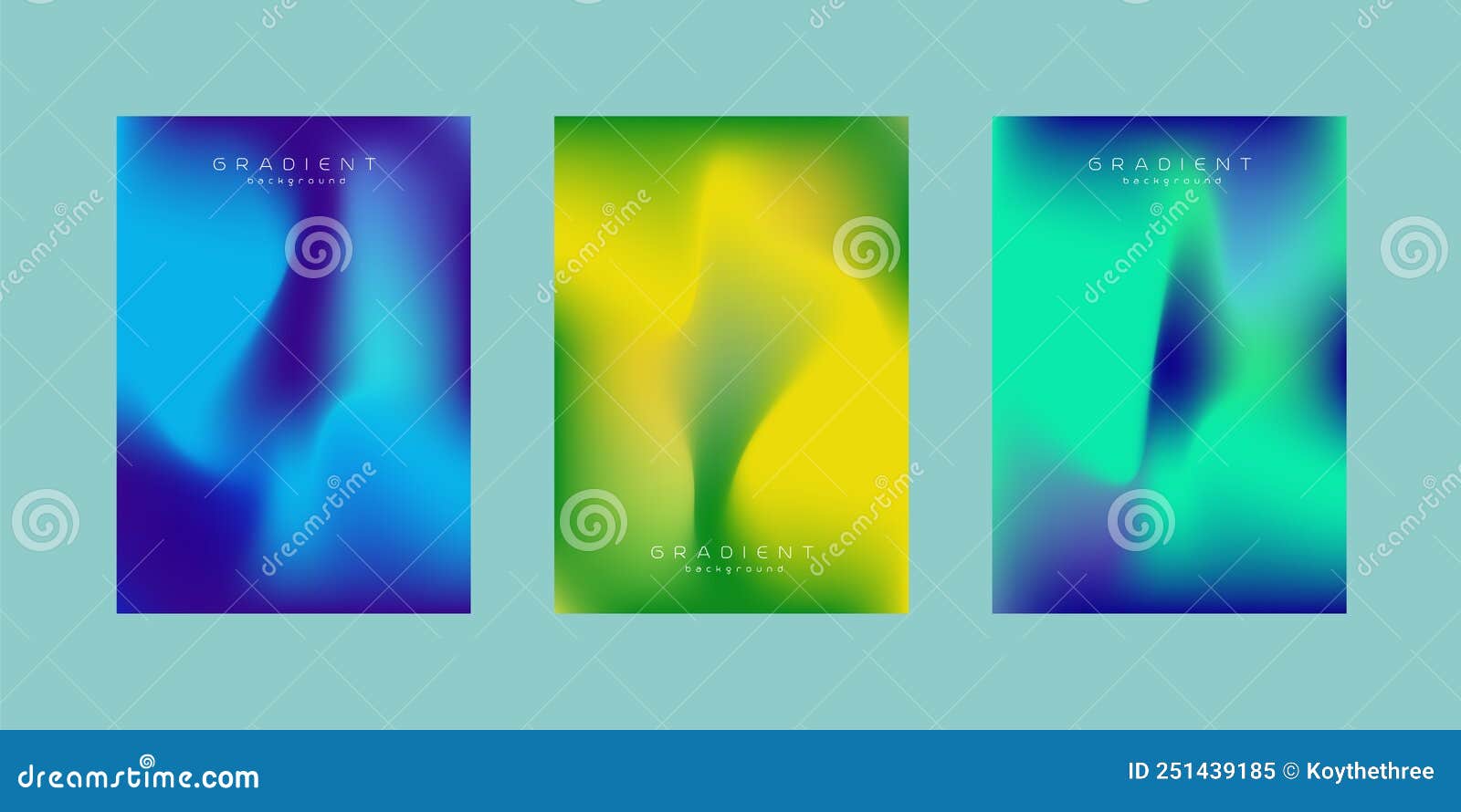 Set of Covers Templates Design with Brown Gradient Background, Modern ...