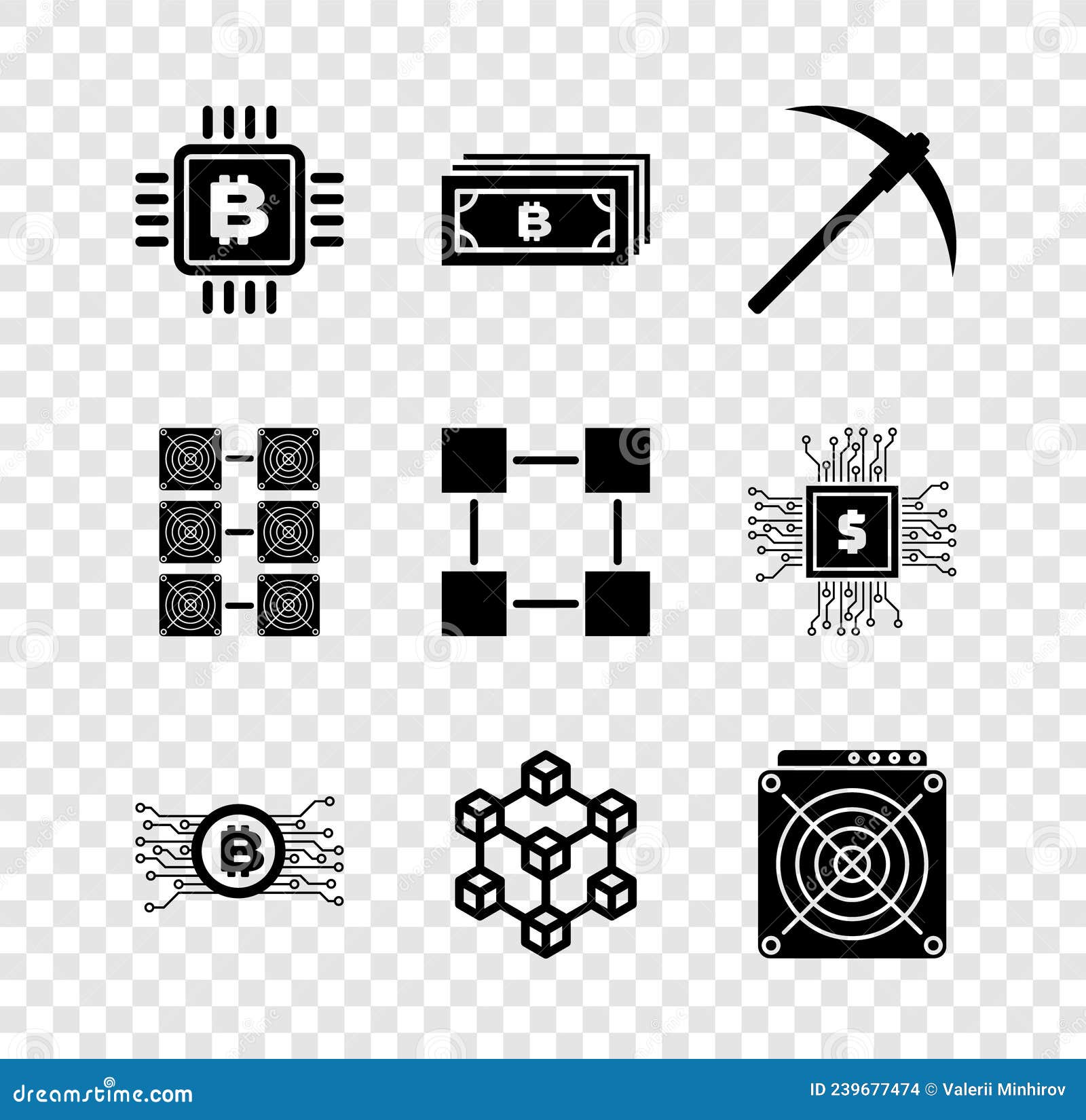 Set CPU Mining Farm, Cryptocurrency Bitcoin, Pickaxe, Circuit ... Set CPU Mining Farm, Cryptocurrency Bitcoin, Pickaxe, Circuit ...