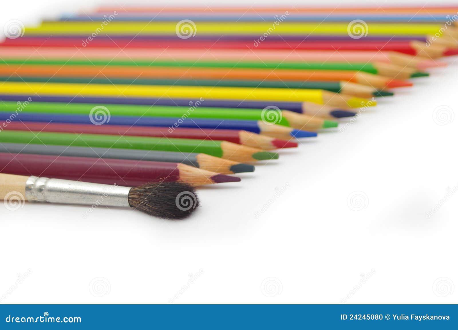Set of crayons stock photo. Image of background, colorful - 24245080