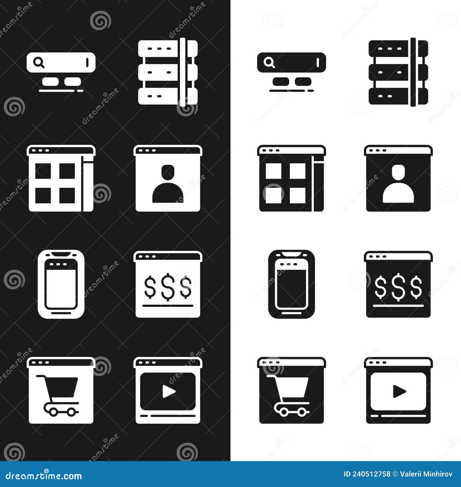 Set Create Account Screen, Browser Files, Search Engine, Server, Mobile ...