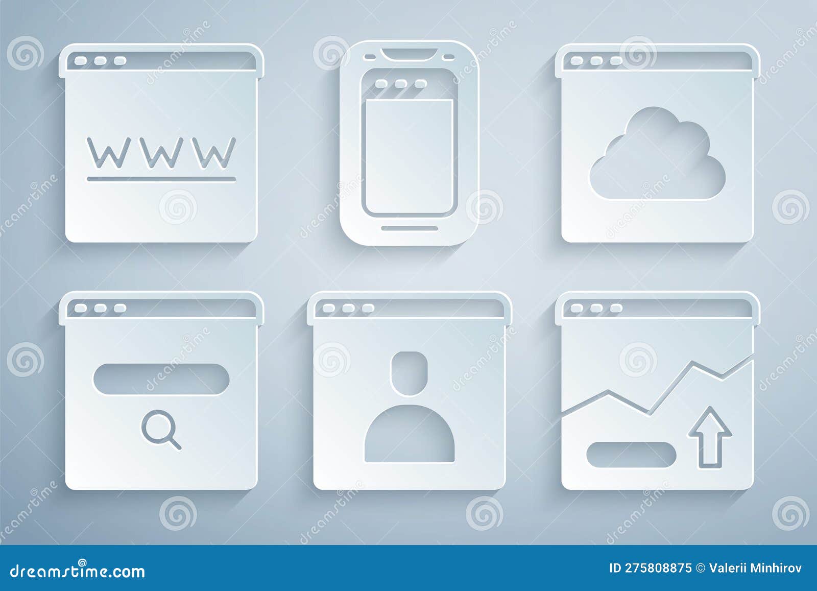 Set Create Account Screen, Cloud Technology Data Transfer, Search Engine, Financial Growth ...