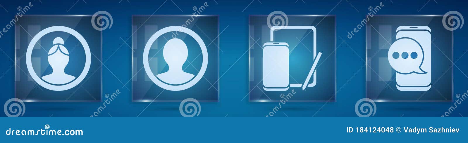 Set Create Account Screen, Create Account Screen, Phone and Graphic ...