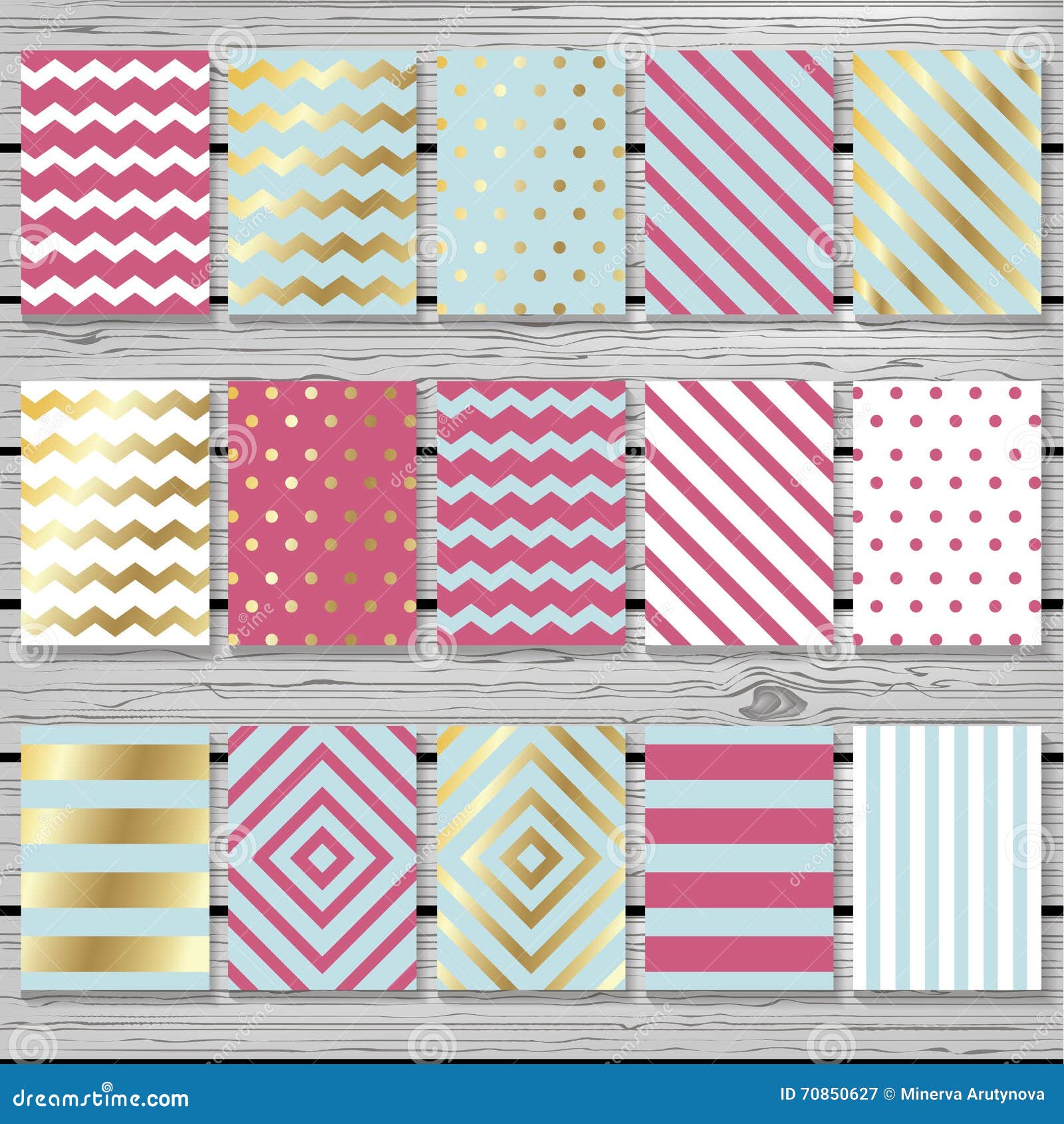 Set of Creative Cards Design. Stock Illustration - Illustration of card ...