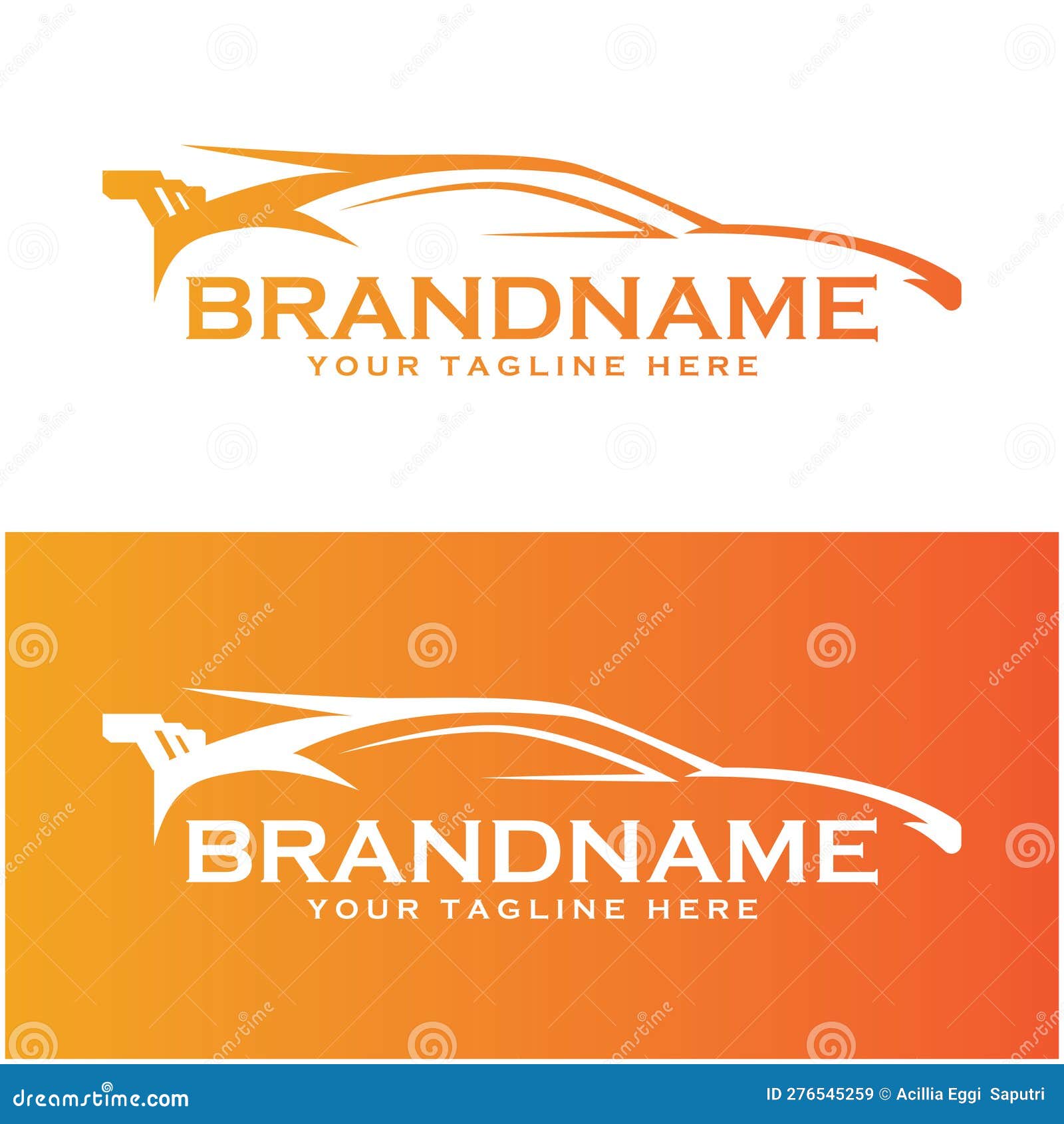 Racing Car Logo Illustration Design Stock Illustration - Illustration ...