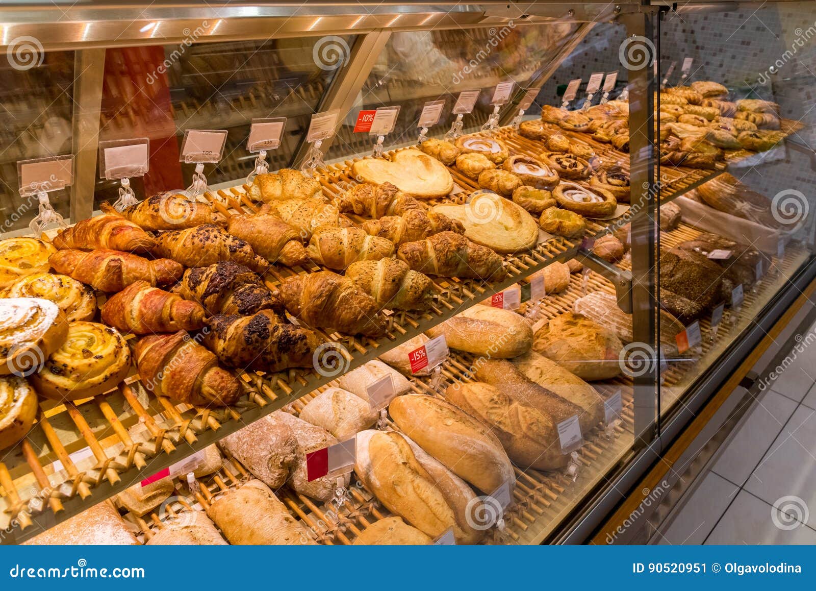 Bread Shop Bake Dough Flour Bakery Stock Image | CartoonDealer.com ...