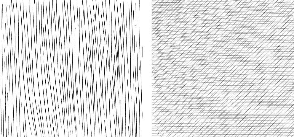Set of Crosshatch Texture Isolated, Hand Drawn, Line Texture Stock ...