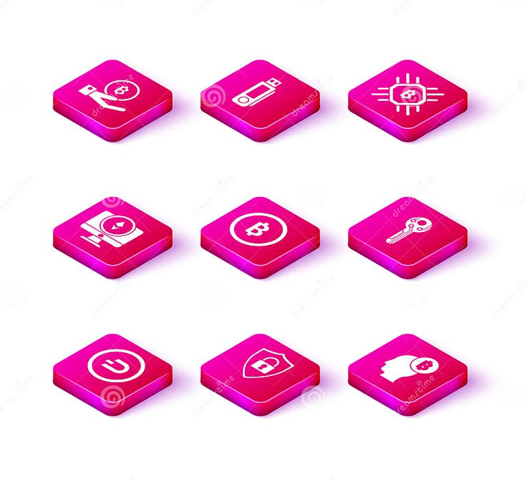 Set Cryptocurrency Coin Dash, Shield Security with Lock, Monitor and ... Set Cryptocurrency Coin Dash, Shield Security with Lock, Monitor and ...
