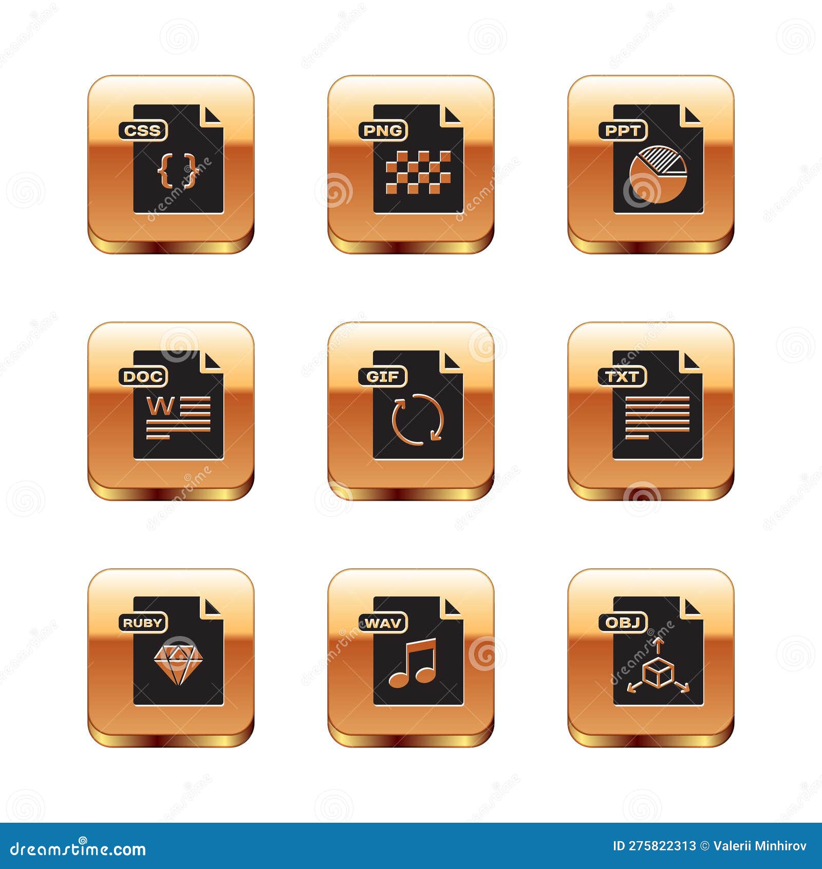 Set CSS File Document, RUBY, WAV, GIF, DOC, PPT, OBJ and PNG Icon ... Set CSS File Document, RUBY, WAV, GIF, DOC, PPT, OBJ and PNG Icon ...