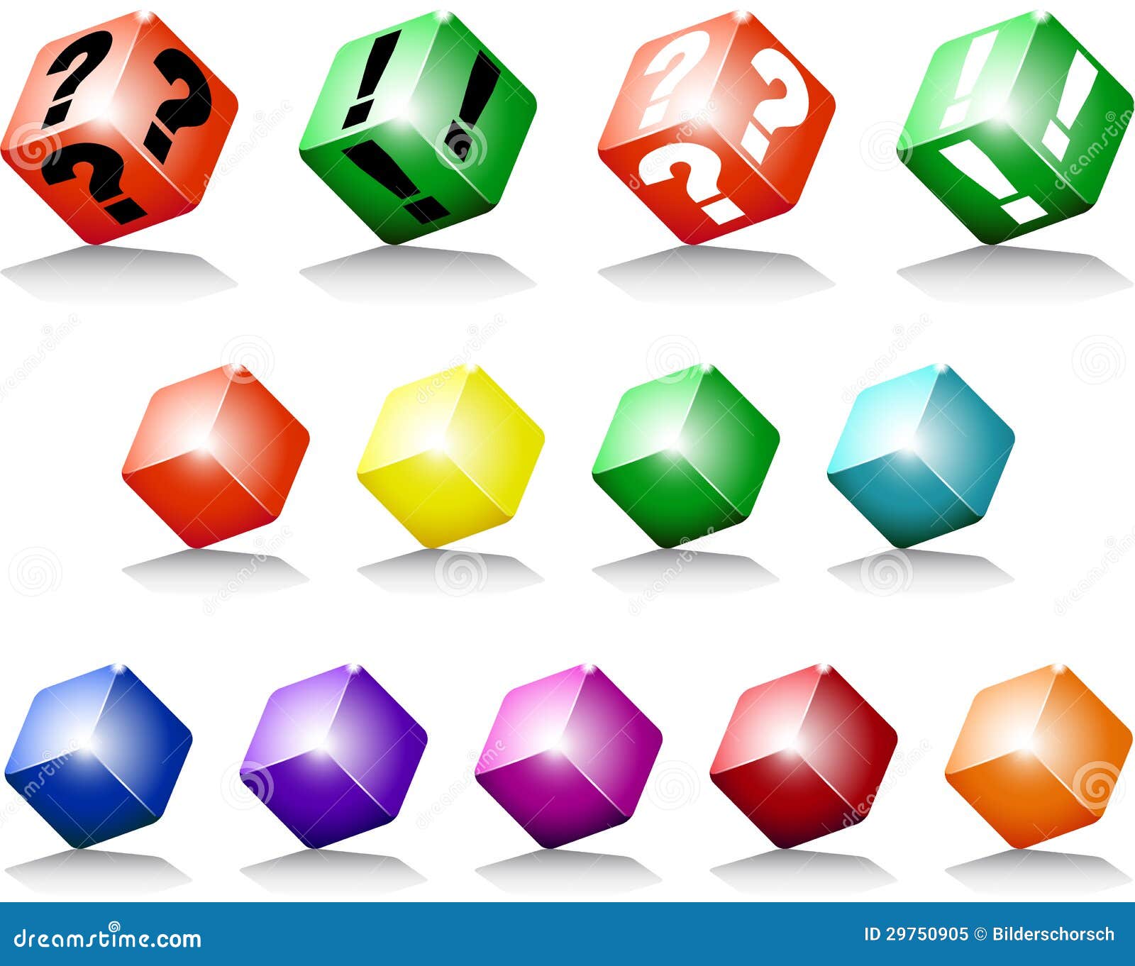 Cube With A Question Mark Royalty-Free Stock Image | CartoonDealer.com ...