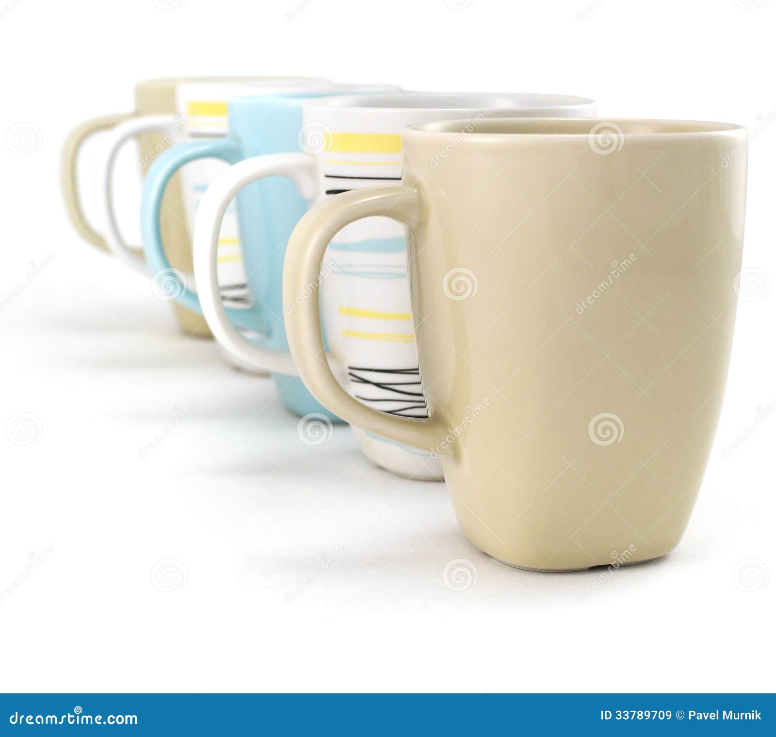 Set of cups stock image. Image of number, coffee, background - 33789709