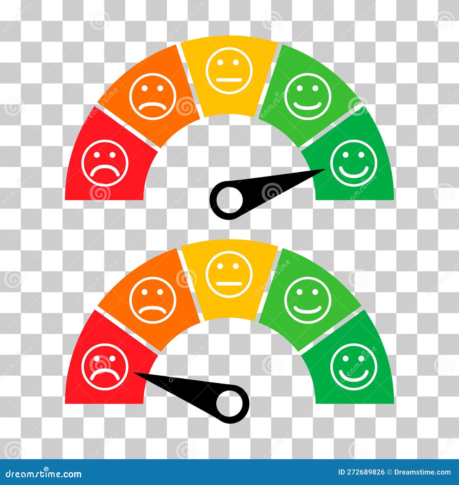 Set of Customer Satisfaction Meter Icon, Graph Rating Measure Business ... Set of Customer Satisfaction Meter Icon, Graph Rating Measure Business ...