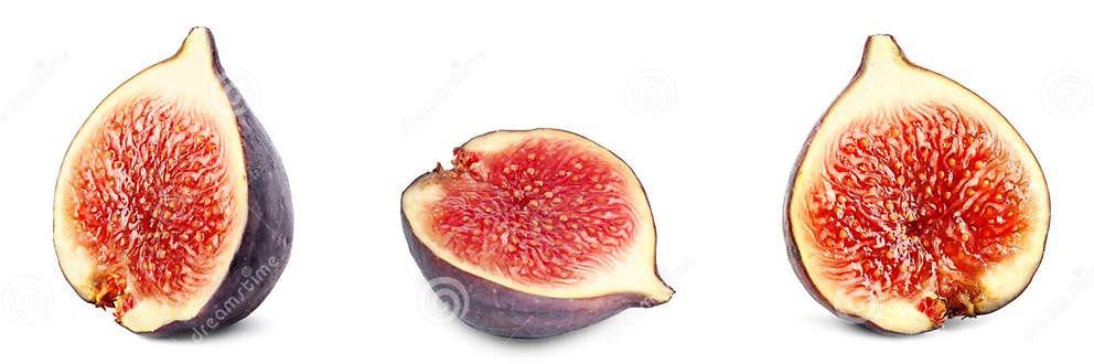 Set of Cut Figs on Background. Banner Design Stock Image - Image of ...