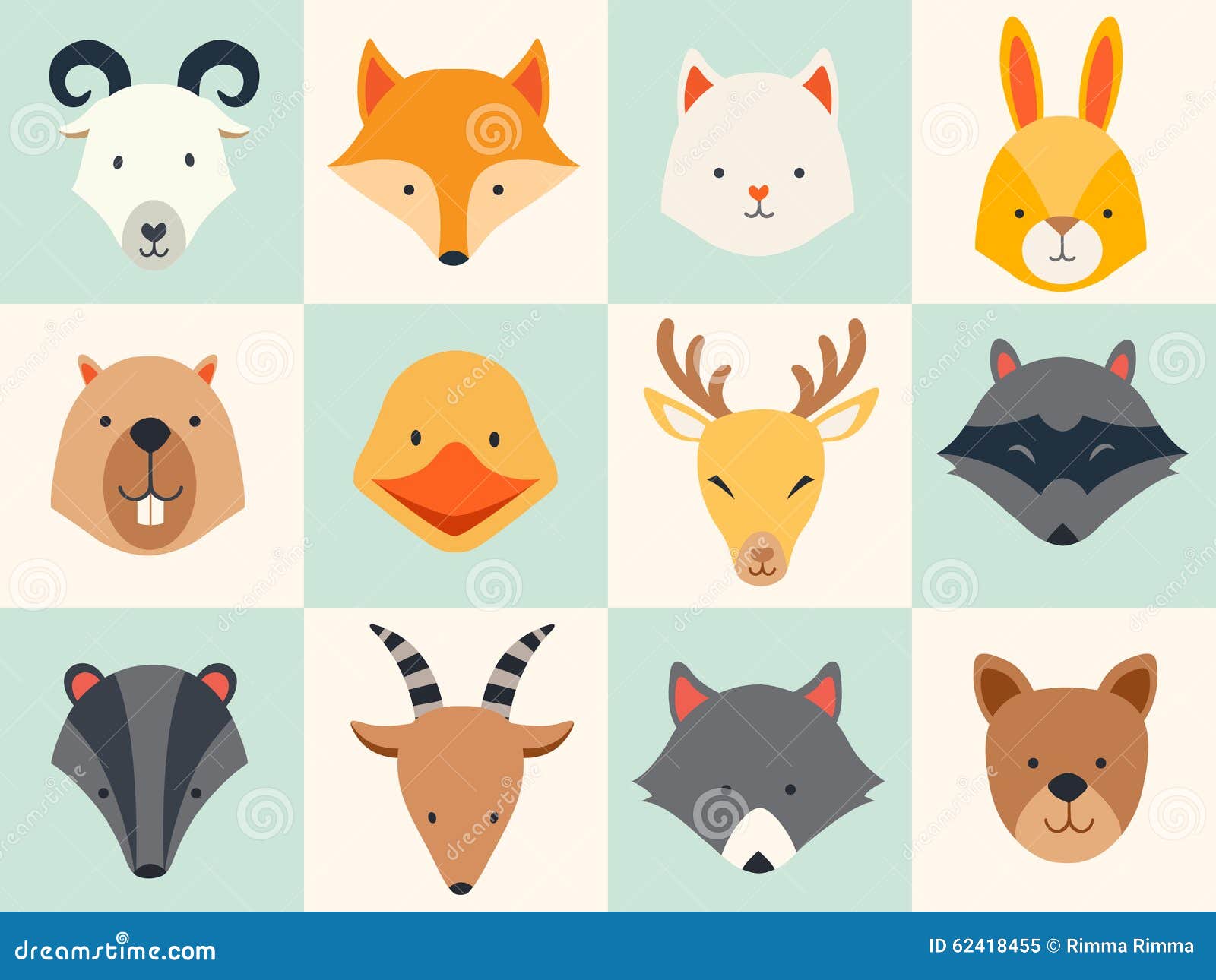 Sea Animals Icons Doodle Set Cartoon Vector | CartoonDealer.com #103276637
