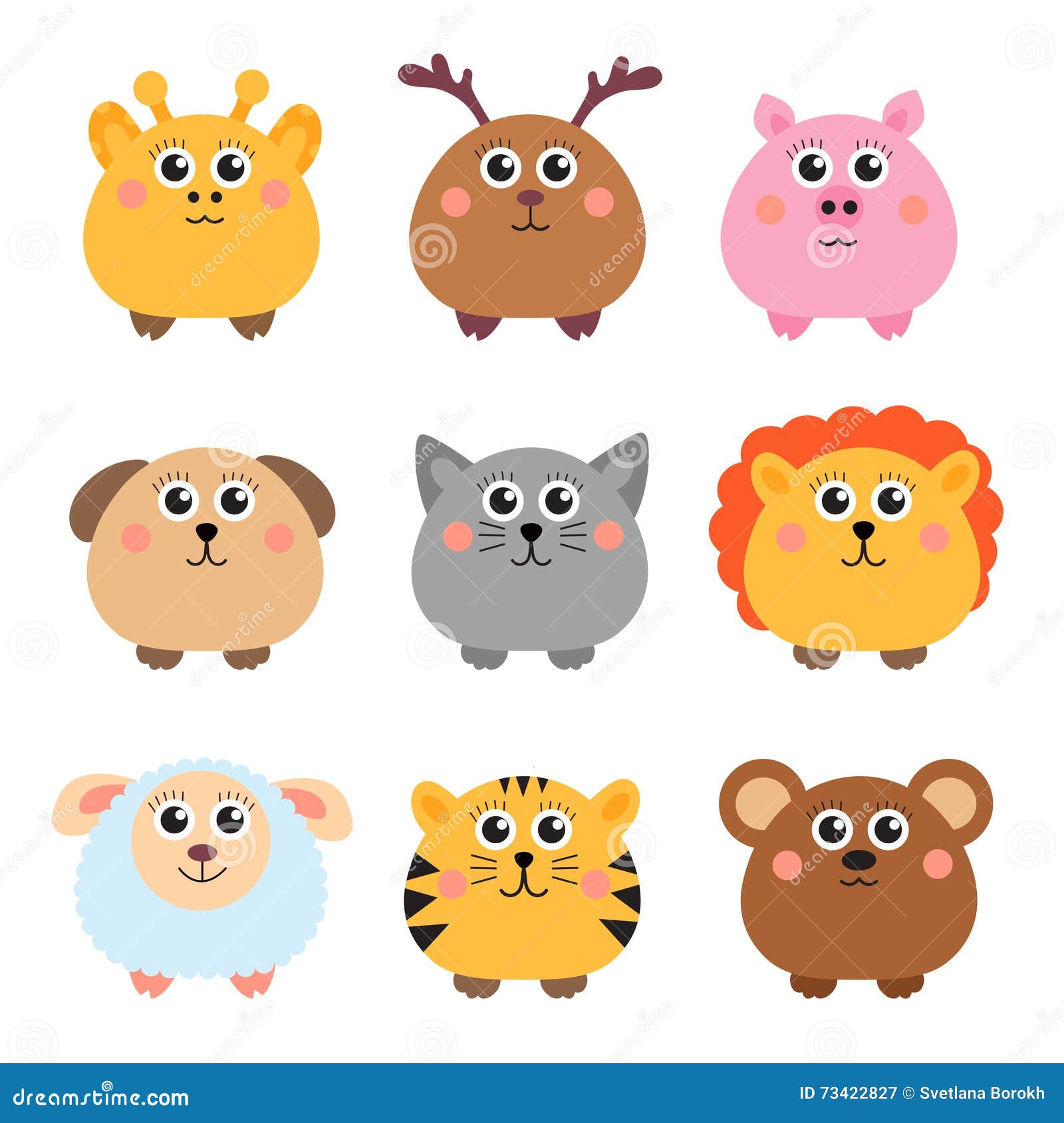 Rounded Shape Sticker. Cartoon Vector | CartoonDealer.com #26461645