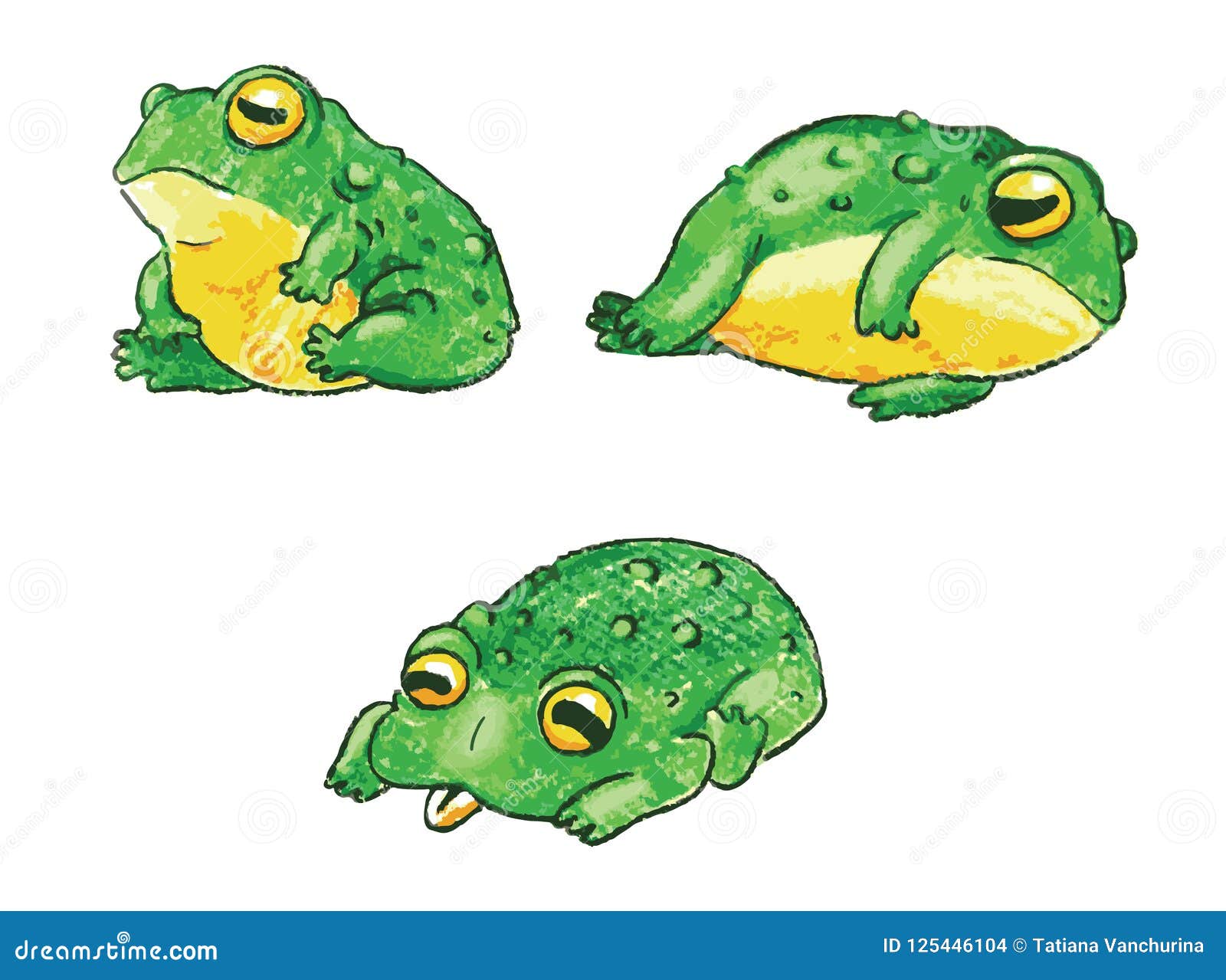 3D Cartoon Frogs With Sunglasses Royalty-Free Stock Image ...