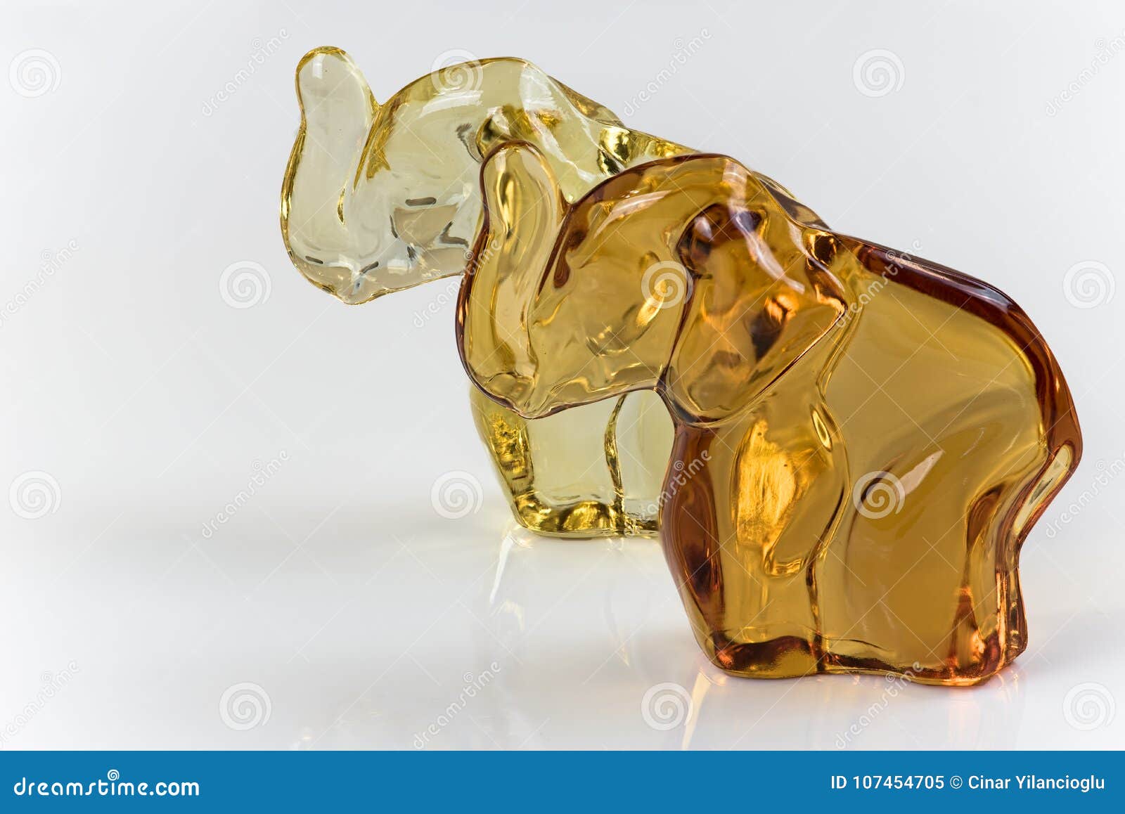 Cute Glass Pig Figurine On Light Background Stock Photography ...