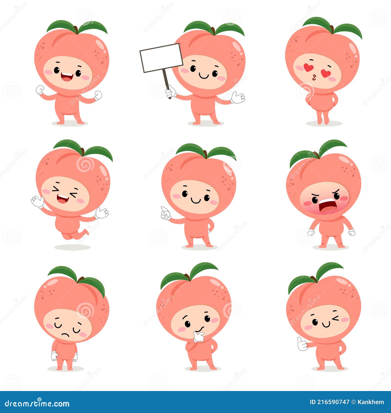 Cute Peach Faced Love Bird Cartoon Vector Illustration | CartoonDealer ...
