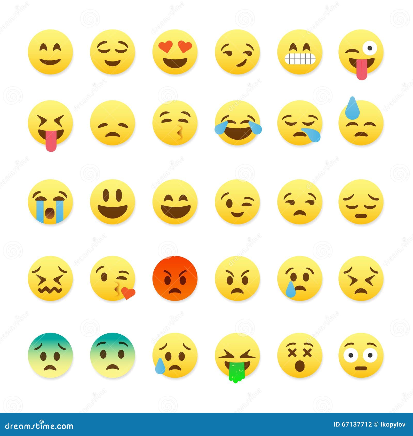 Smiley Emoji Vector Set. Emoji Smileys Yellow Face And Emoticon With In ... Smiley Emoji Vector Set. Emoji Smileys Yellow Face And Emoticon With In ...