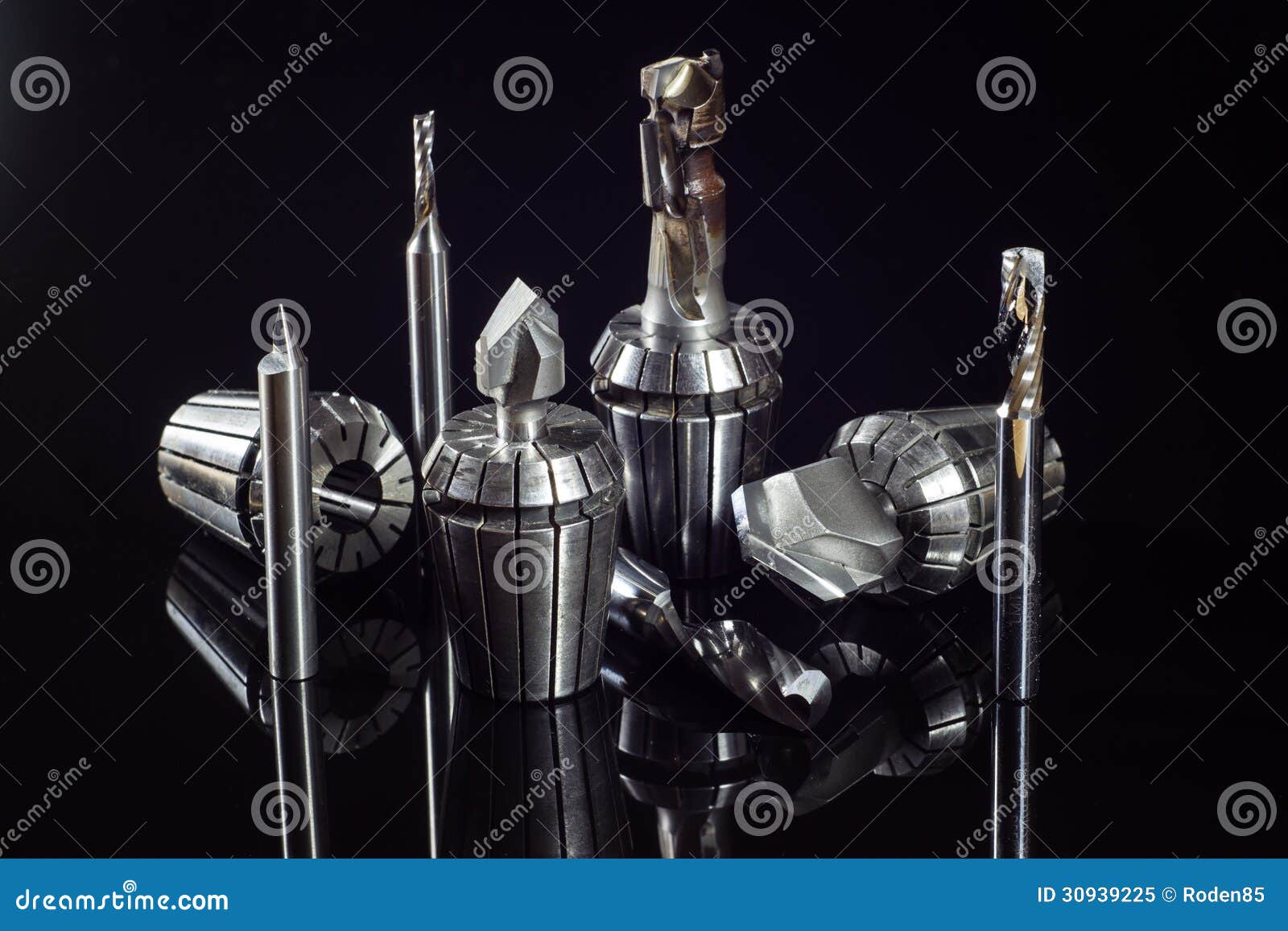 Set of cutters stock image. Image of mill, work, drill - 30939225