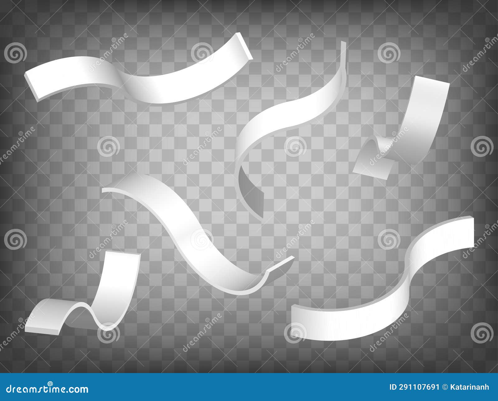 Set Of Perspective Projections 3d Trapezoidal Prism Model Icons On ...