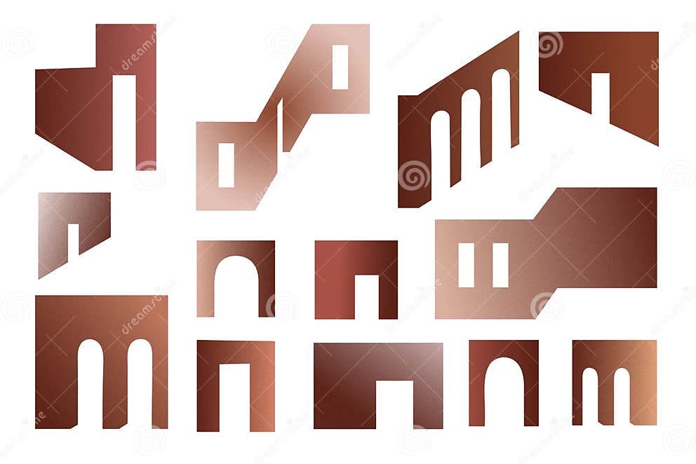 Set of 3D Geometric Shapes. Isometric Views. the Science of Geometry ...