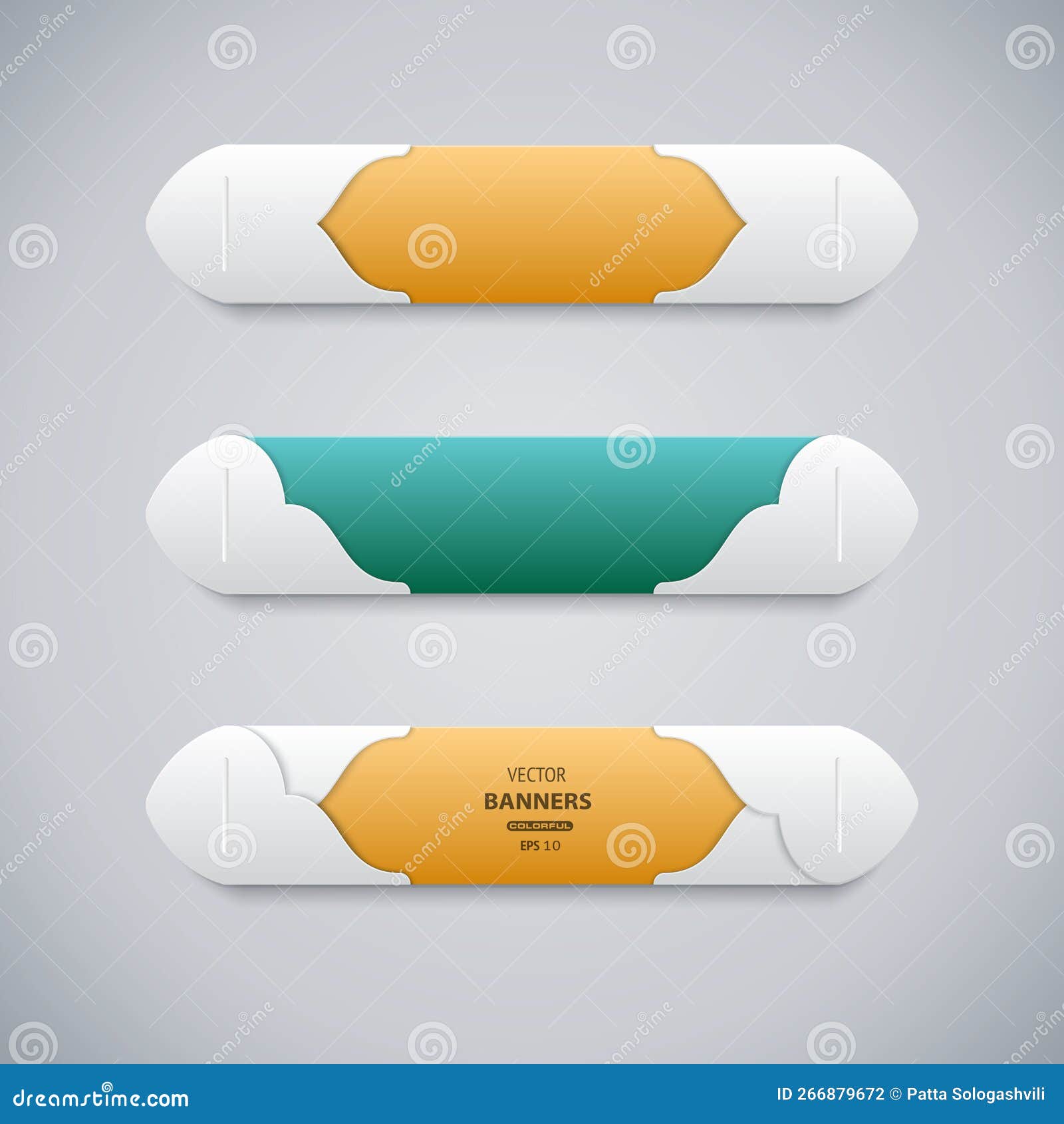 Banners, Headers Set Cartoon Vector | CartoonDealer.com #13677119