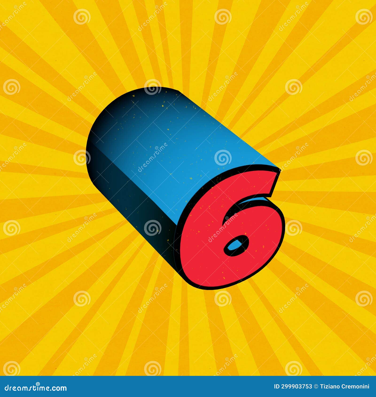 Set of 3d Numbers in Comic Style, 3d Rendering, Graphic Design and ...