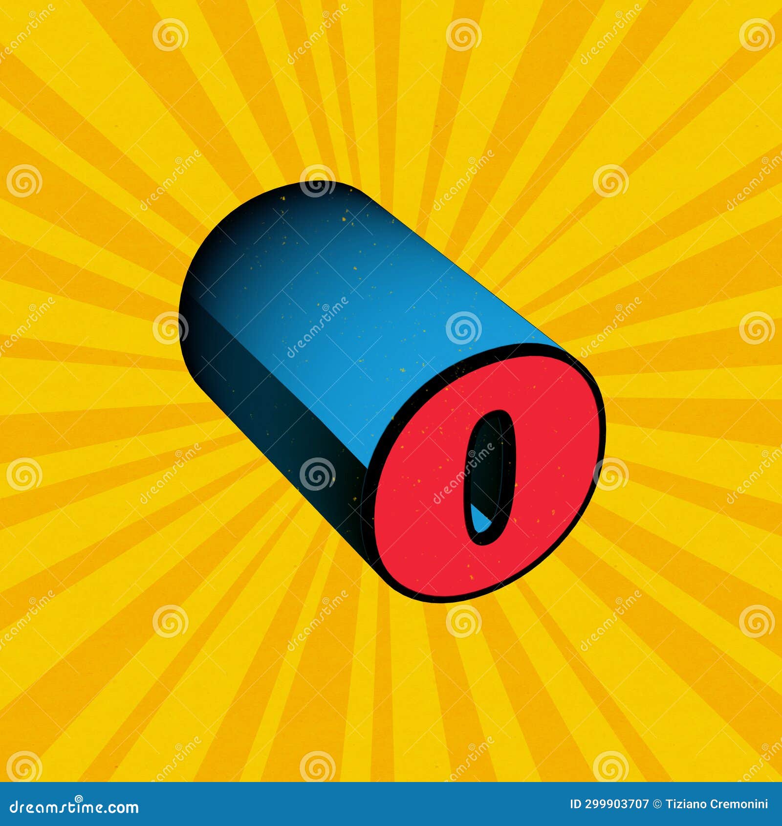 Set of 3d Numbers in Comic Style, 3d Rendering, Graphic Design and ...