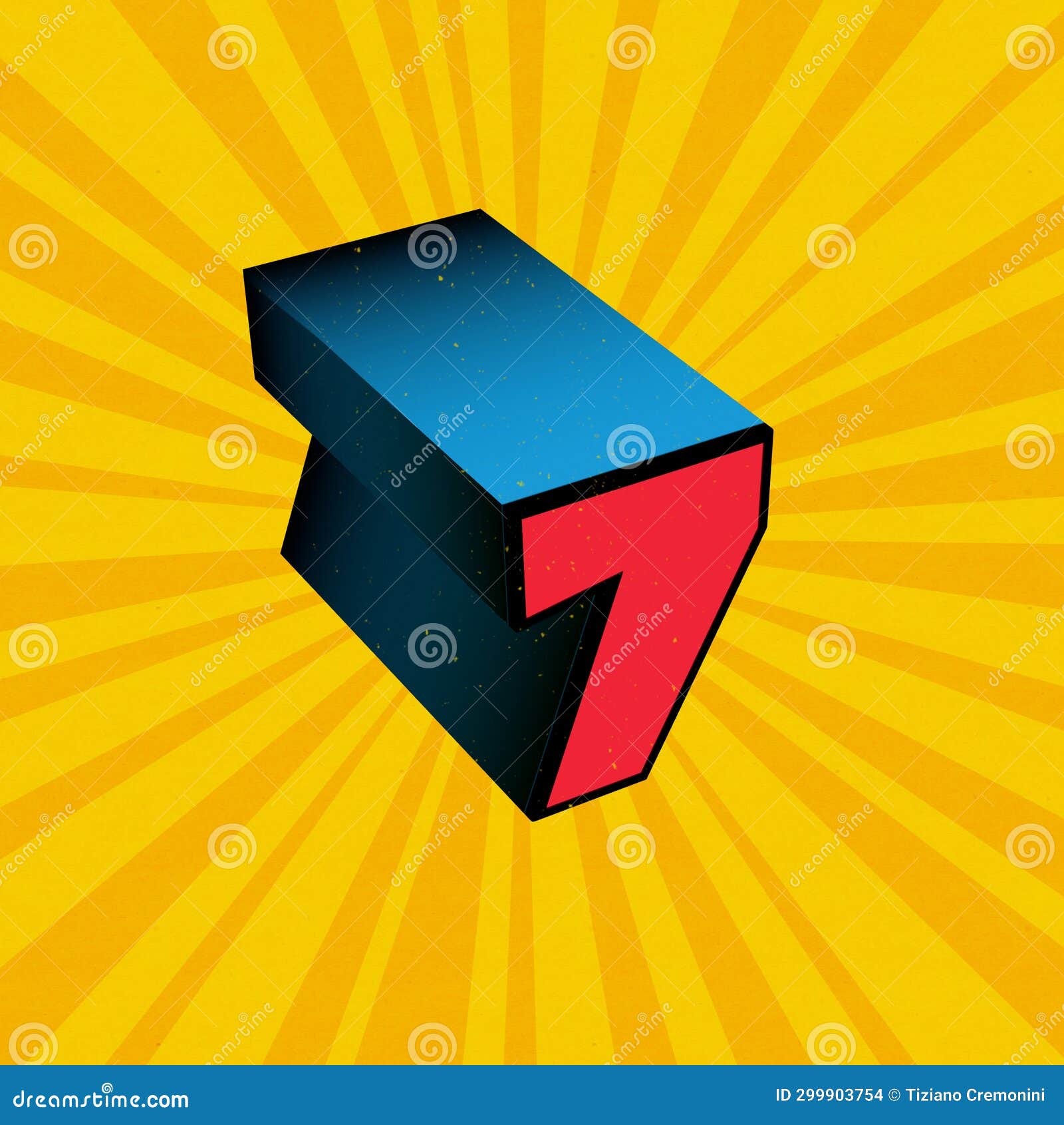 Set of 3d Numbers in Comic Style, 3d Rendering, Graphic Design and ...