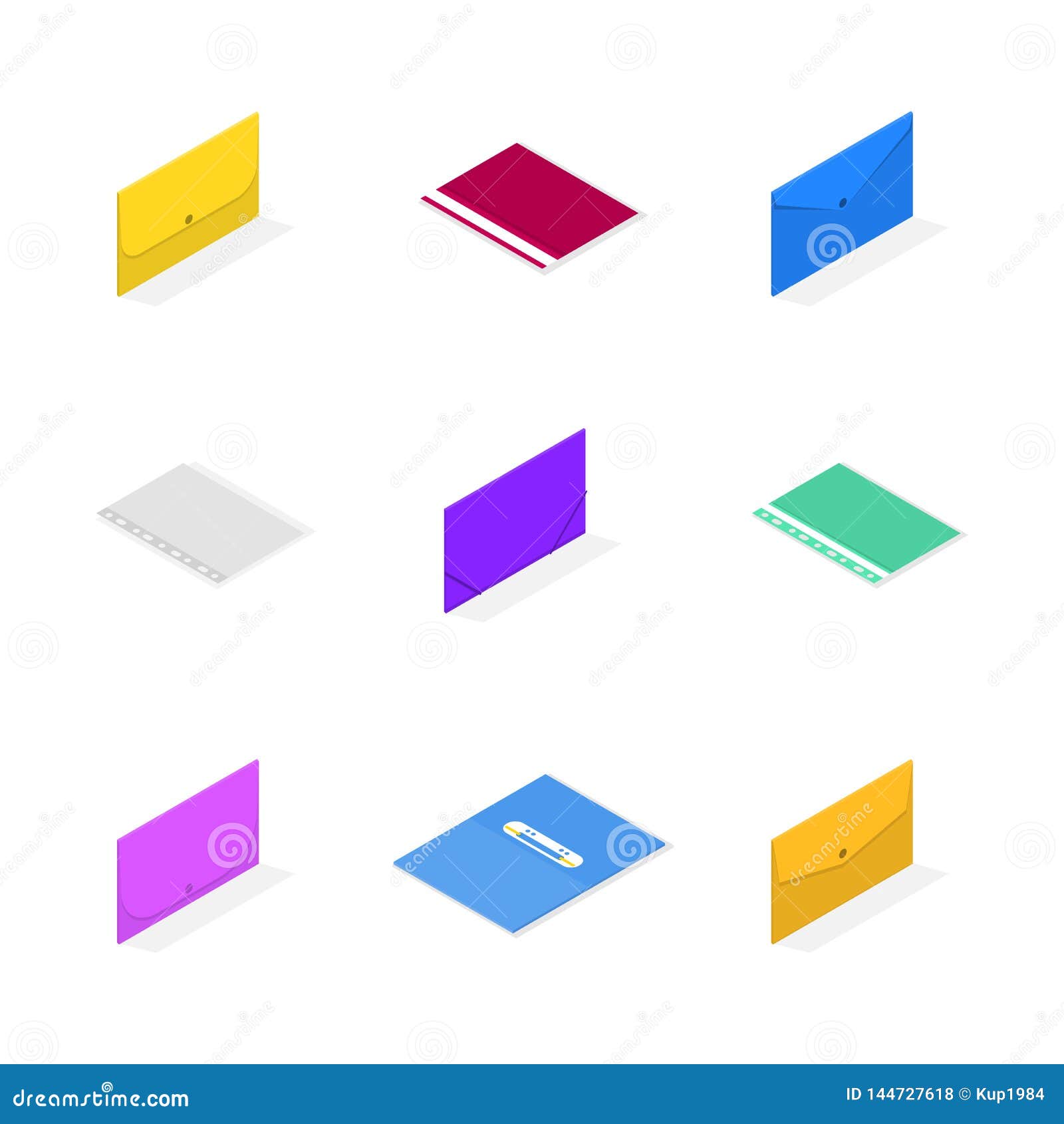 Plastic File Vector. A4 Size. Store And Protect Paper Documents ...