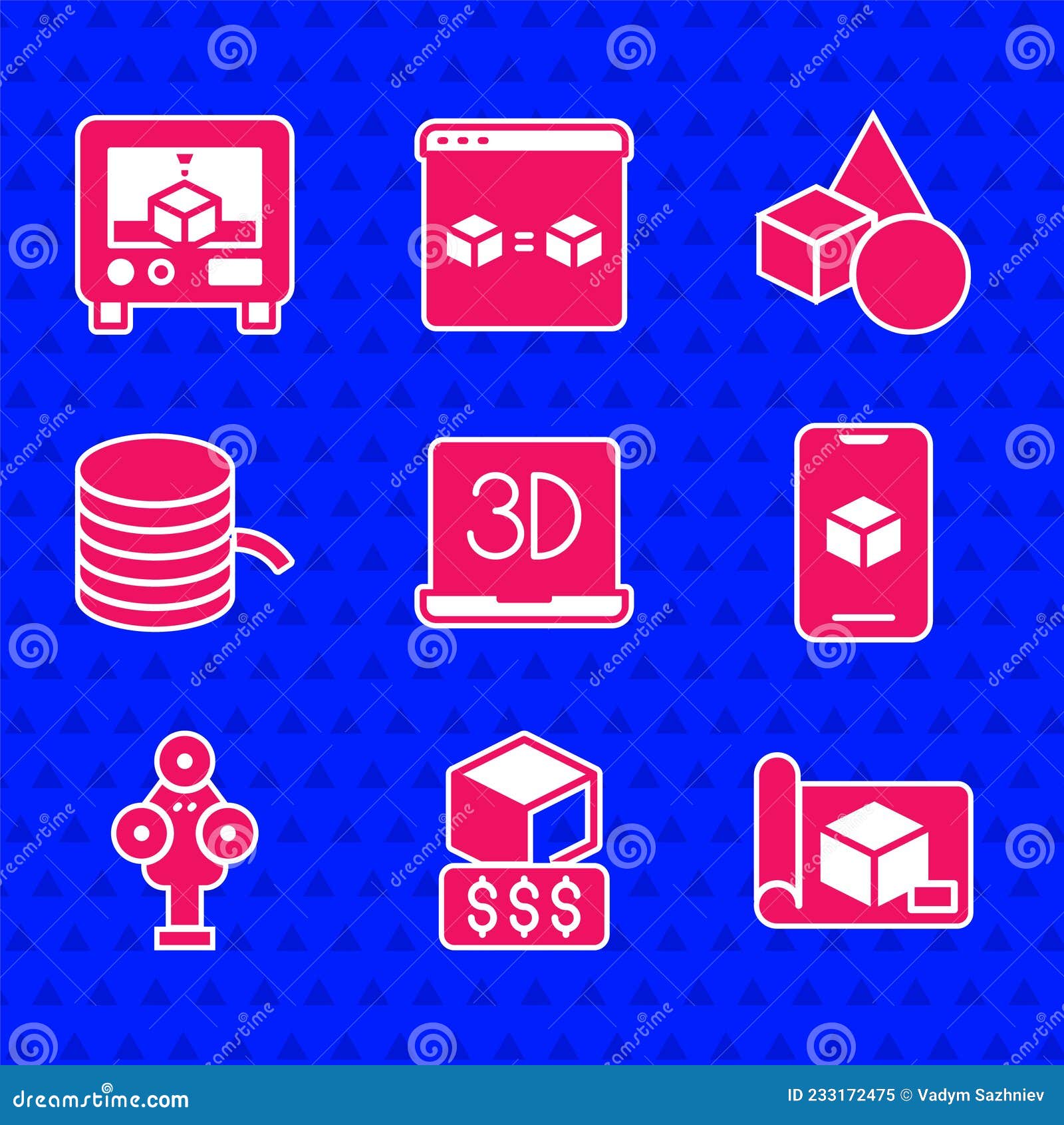 Set 3D Printer, Services, Graphing Paper for Engineering, Software ...