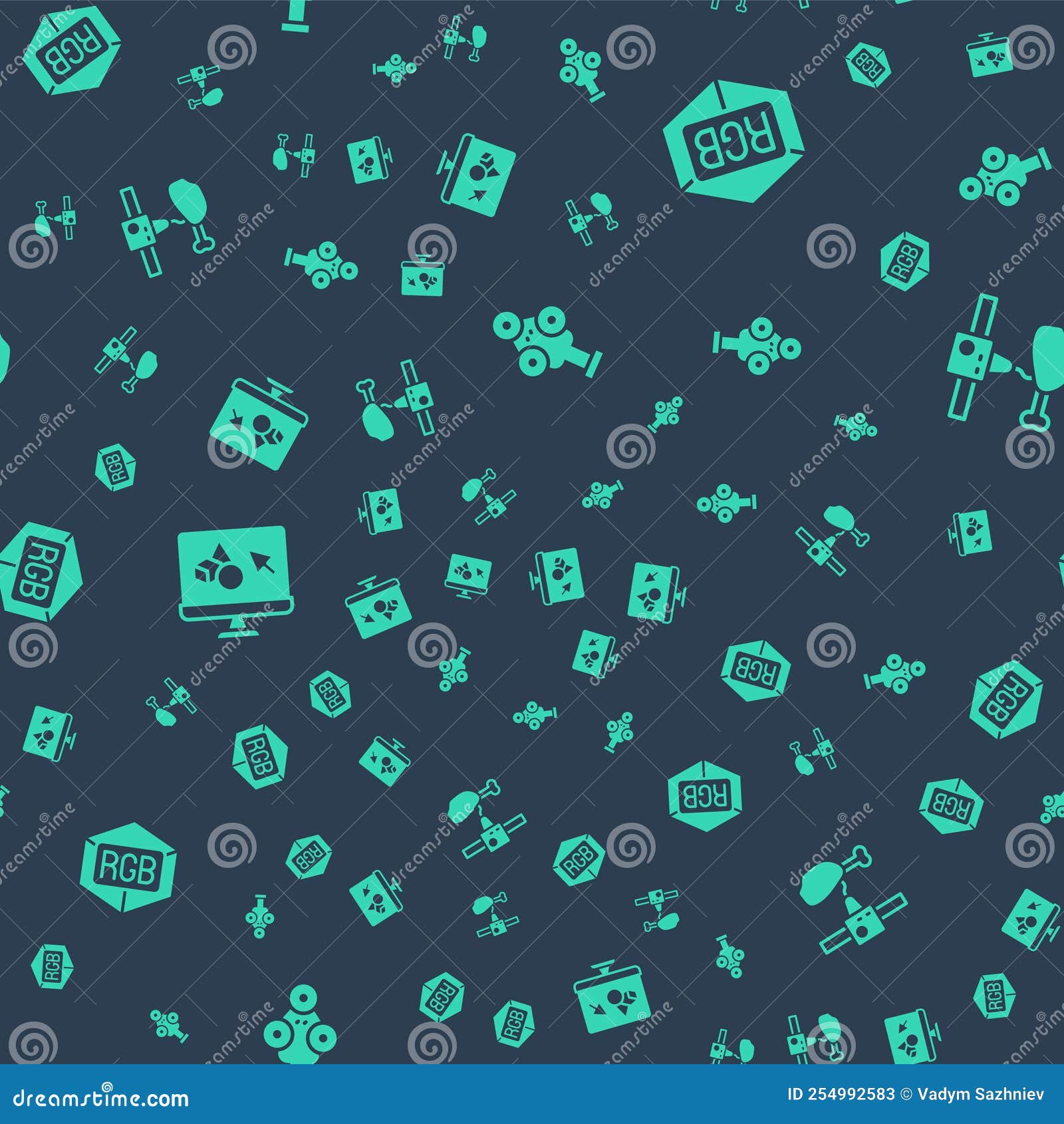 Set 3D Scanner, RGB and CMYK Color Mixing, Printer Software and Chicken ...