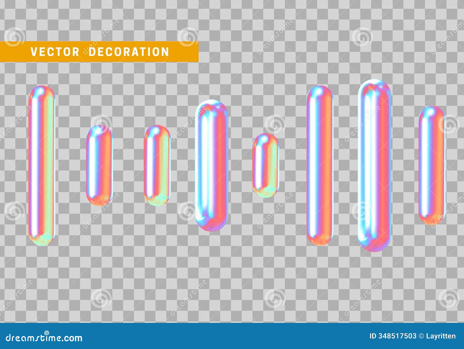 Set 3d Shape Isolated Capsule on Transparent Background Stock ...