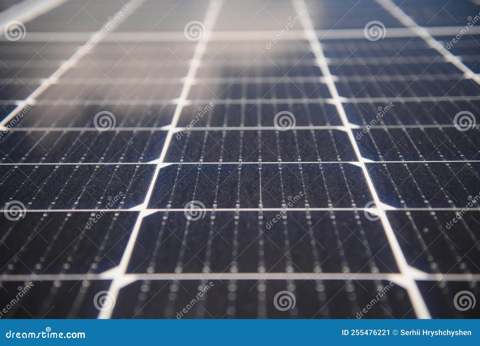 A Set of Dark Blue Solar Panels Stock Image - Image of solar, christmas ...