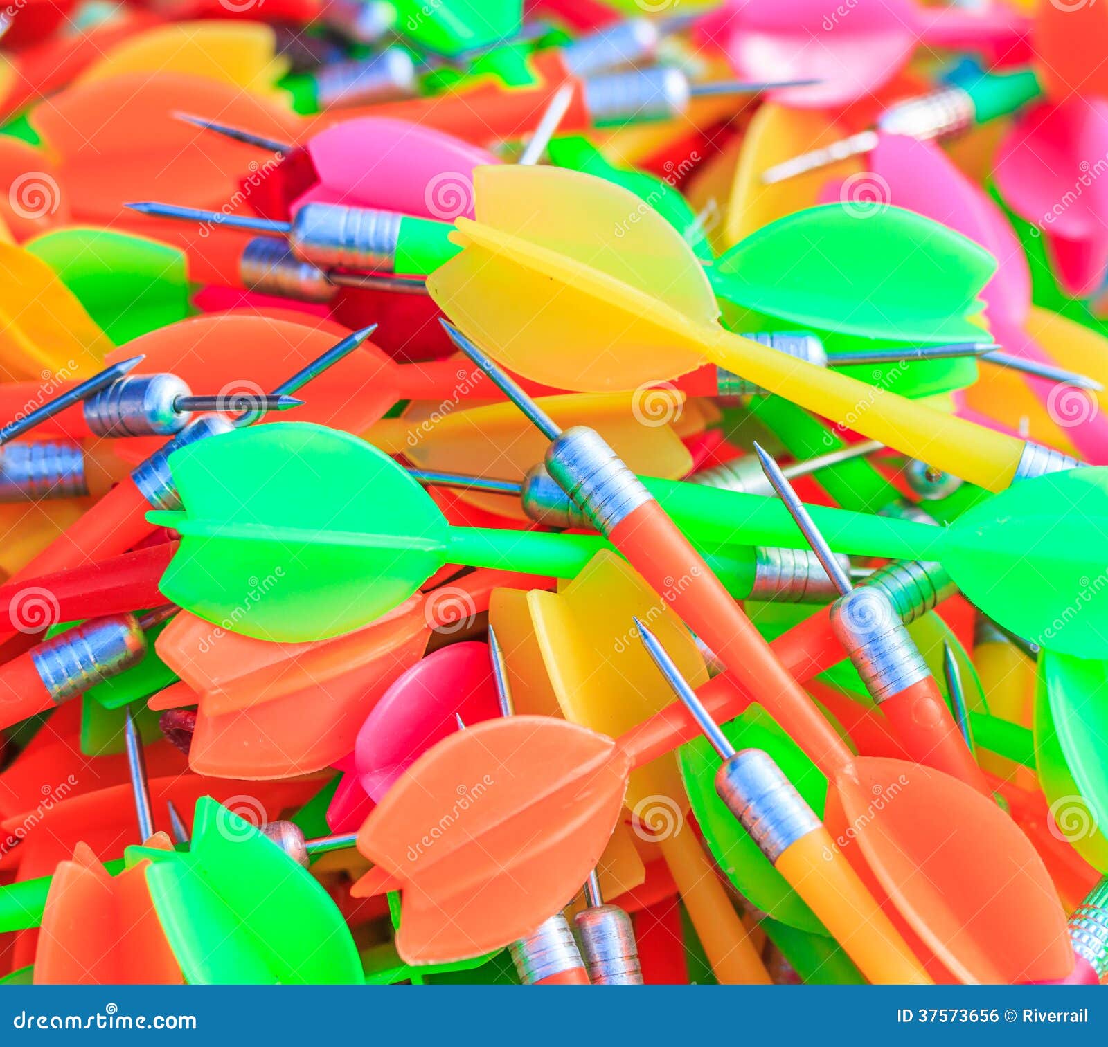 Set of darts and arrow stock photo. Image of aiming, achievement - 37573656