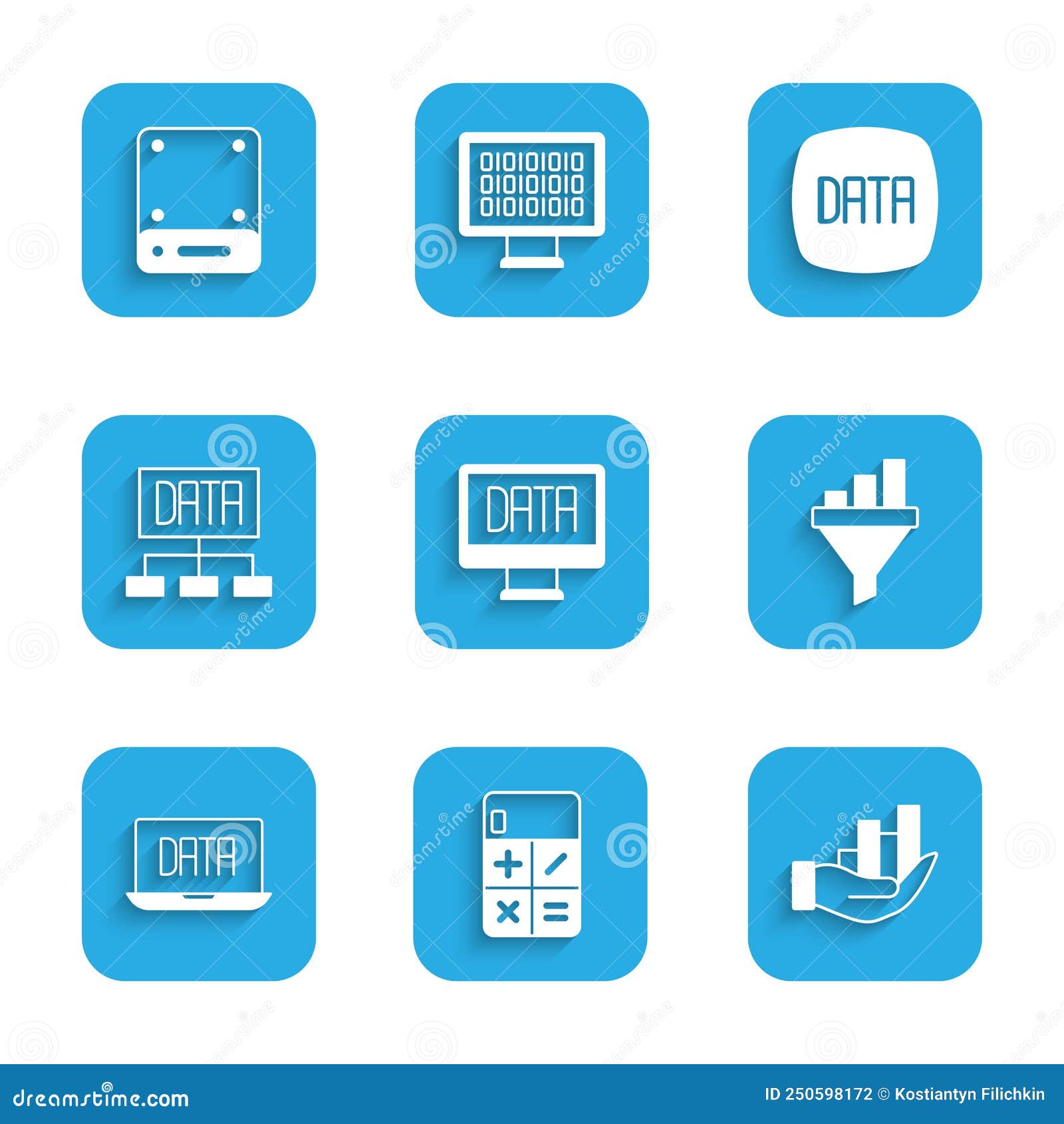 Set Data Analysis, Calculator, Pie Chart Infographic, Sales Funnel with ... Set Data Analysis, Calculator, Pie Chart Infographic, Sales Funnel with ...