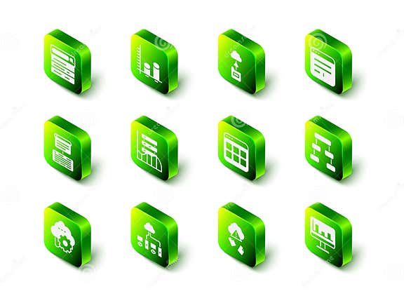 Set Data Analysis Cloud Technology Data Transfer Browser Window