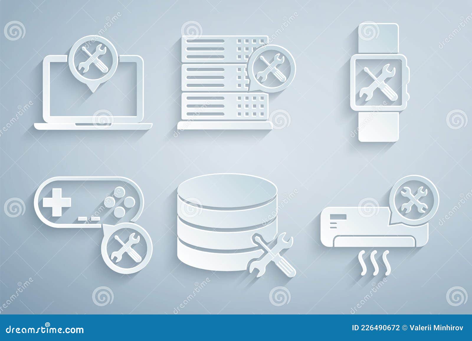 Set Database Server Service, Smartwatch, Gamepad, Air Conditioner, and ... Set Database Server Service, Smartwatch, Gamepad, Air Conditioner, and ...