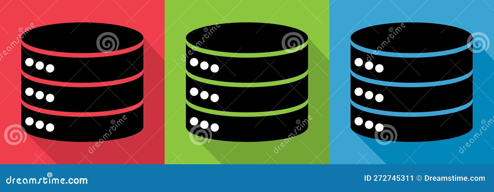 Set Of Database Storage Icon Internet Network Server Cloud Data Symbol Connection System 6865