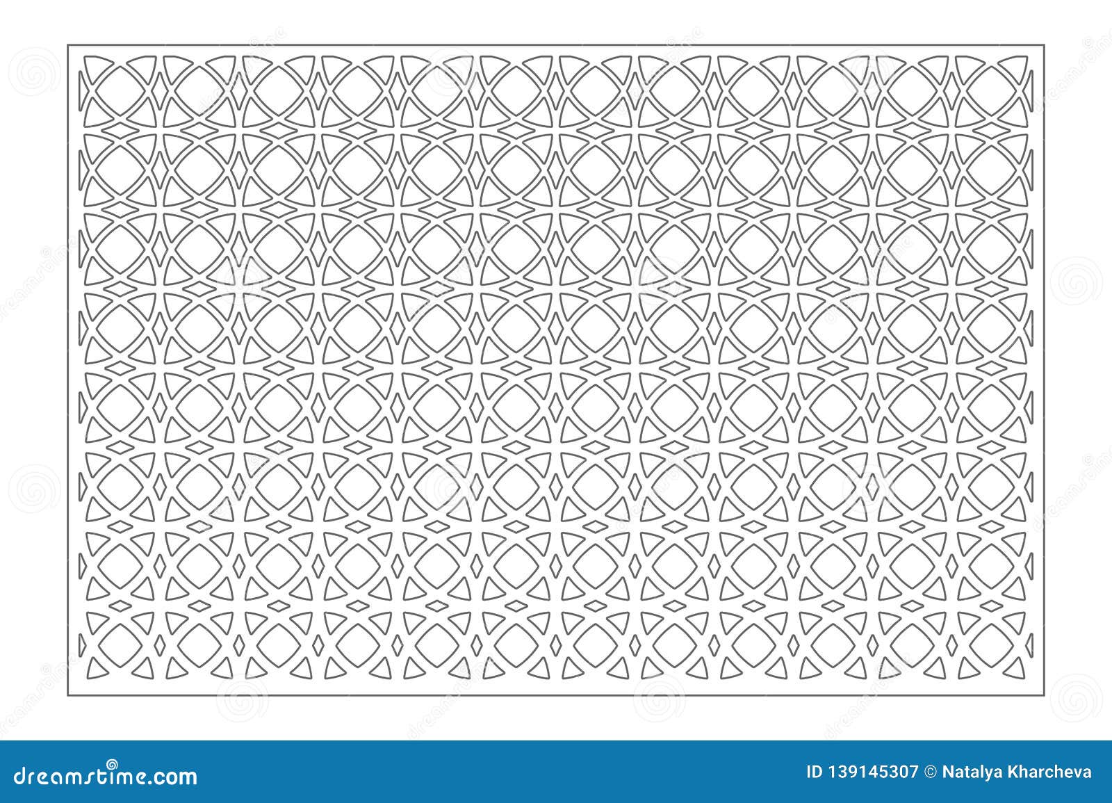 Set Decorative Card for Cutting. Arabesque Pattern. Laser Cut Panel ...