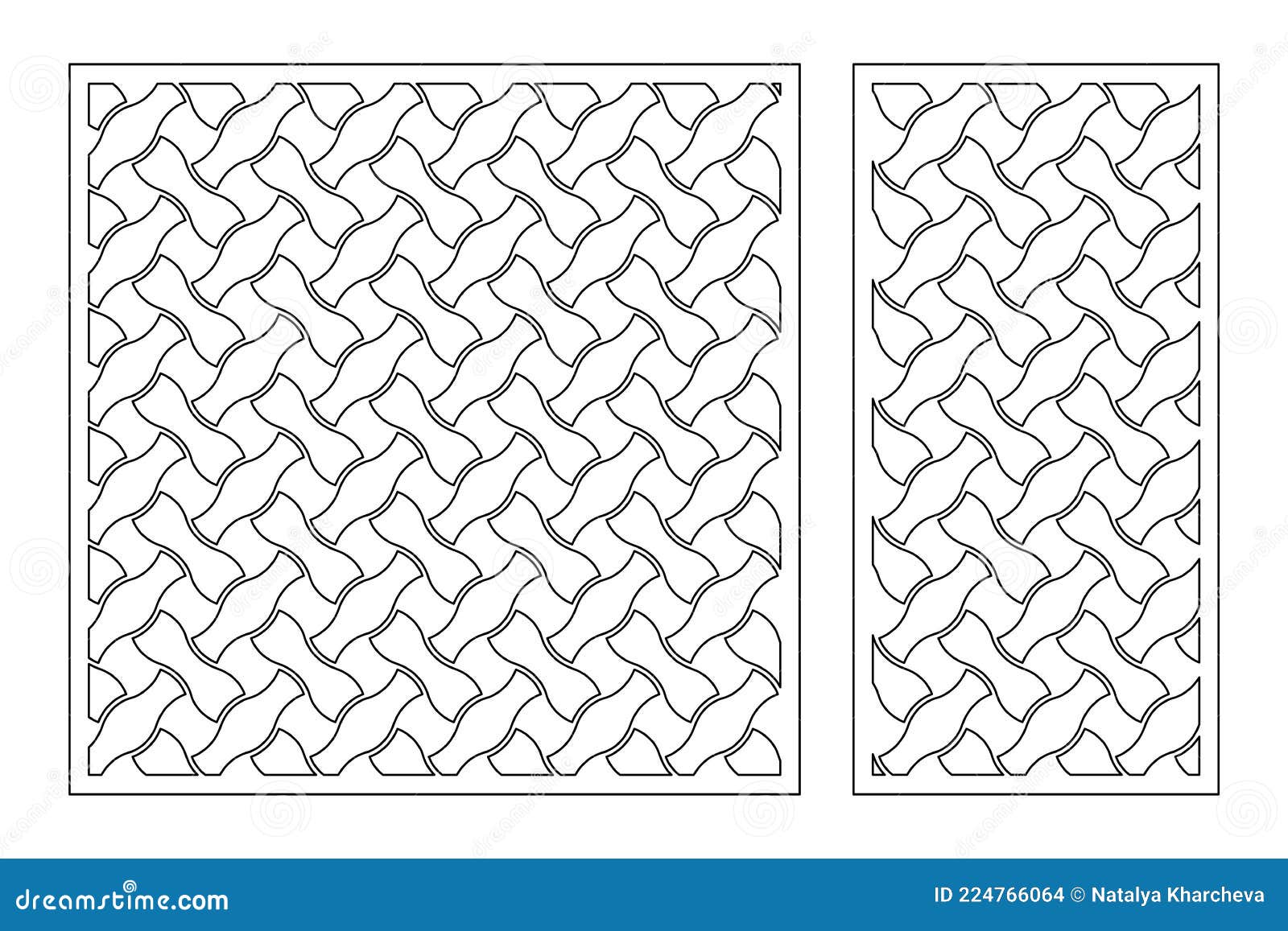Linear Celtic Or Greek Pattern Woven From Three Lines. Infinity Symbol ...