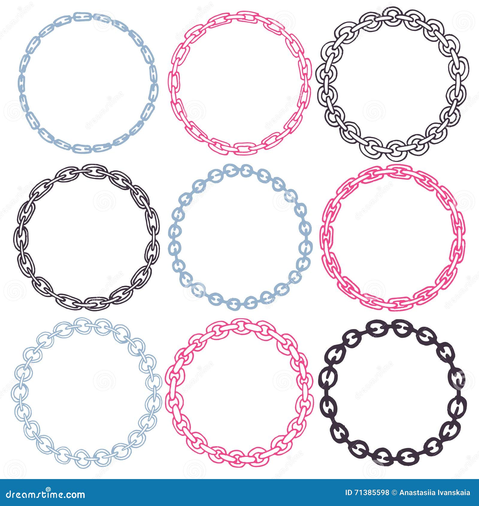 Decorative Circle Emblem Vector Illustration | CartoonDealer.com #82855244