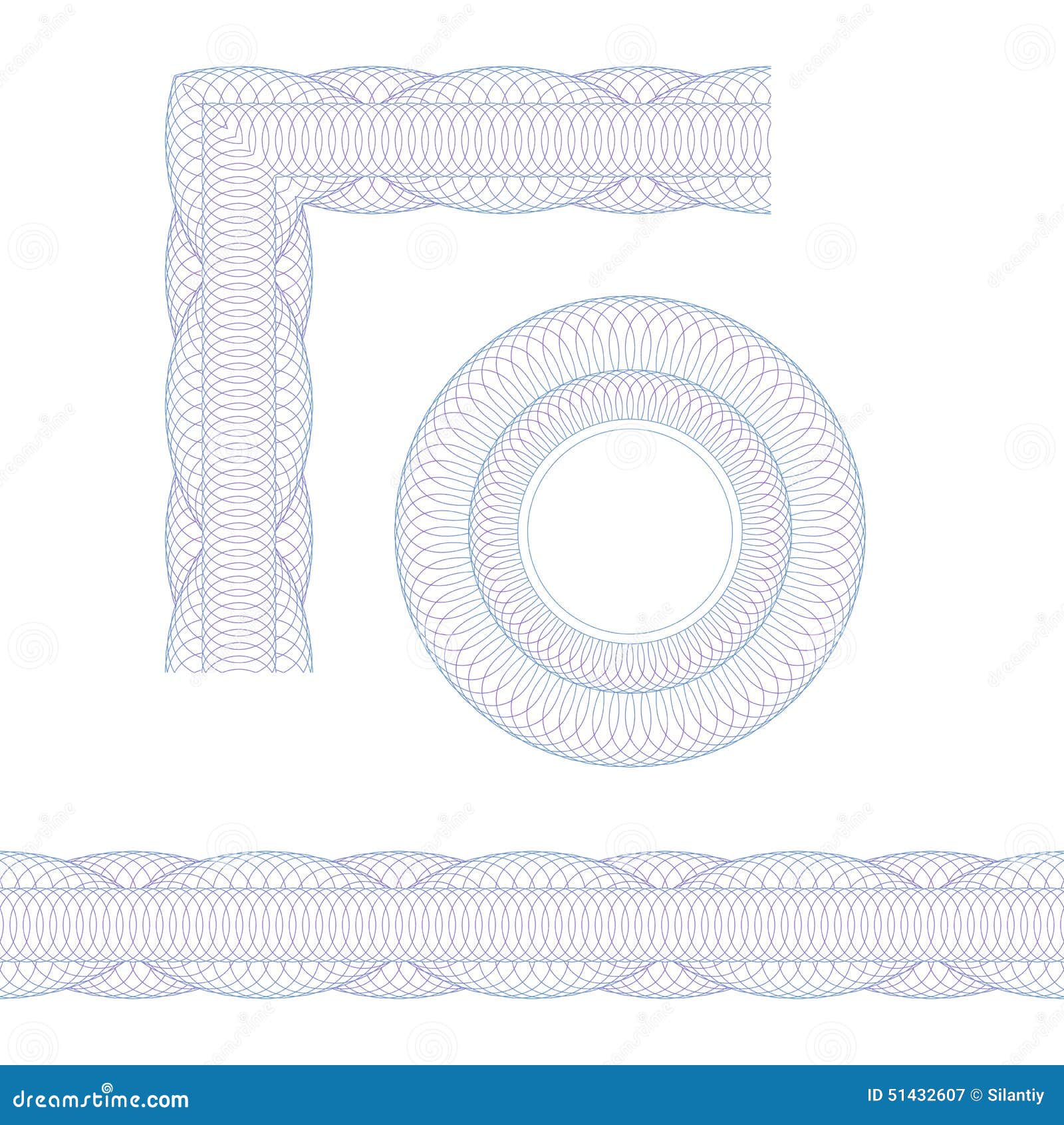 Set of decorative elements stock vector. Illustration of complexity ...